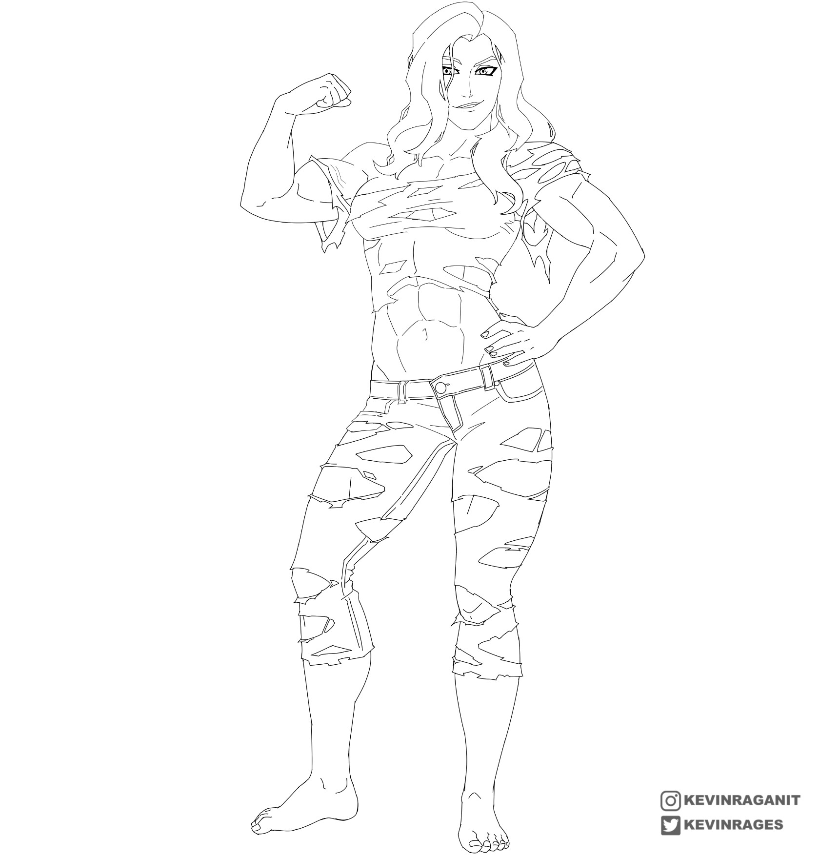 she hulk coloring pages