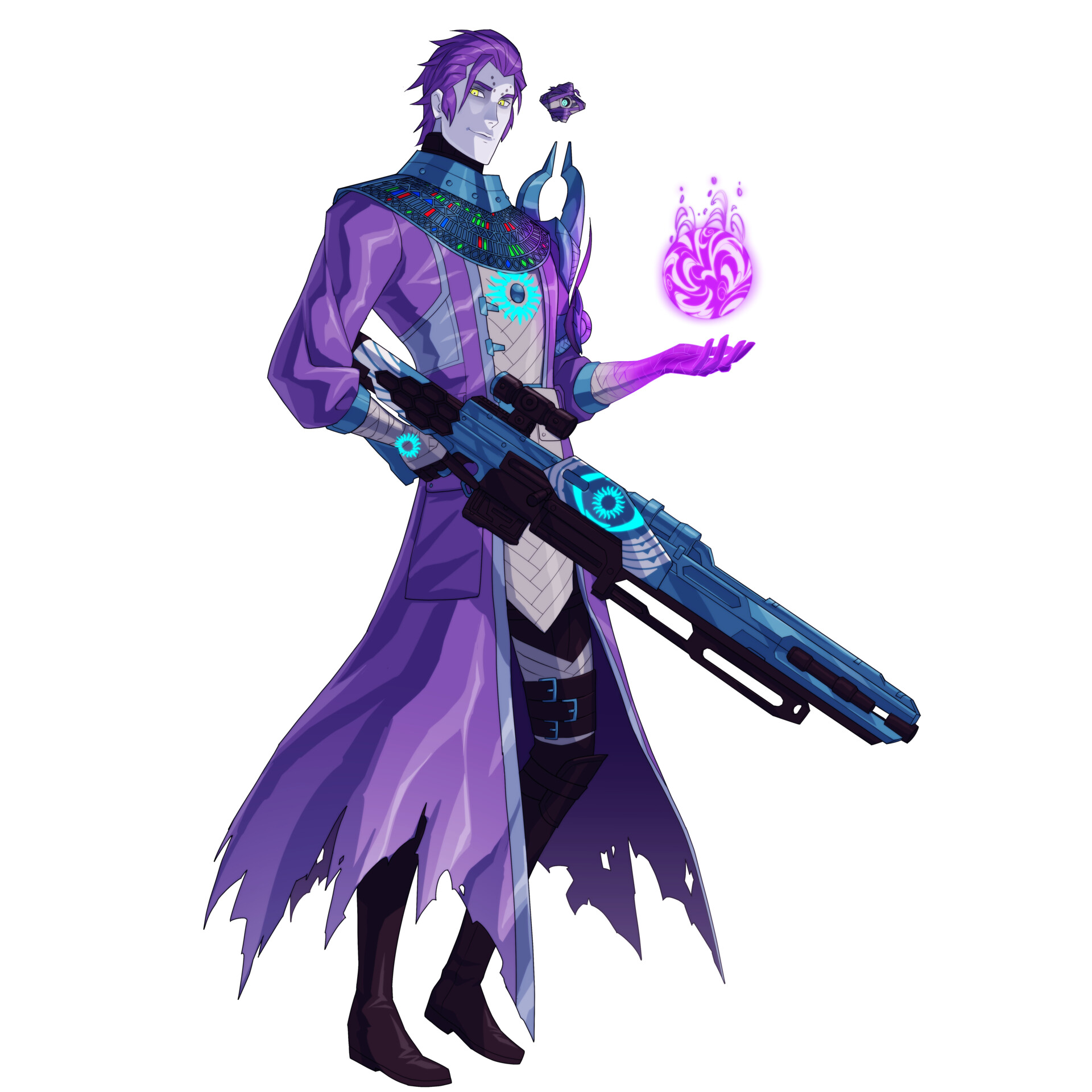 ArtStation - Commission D2 Warlock Mason Wrin & Ion