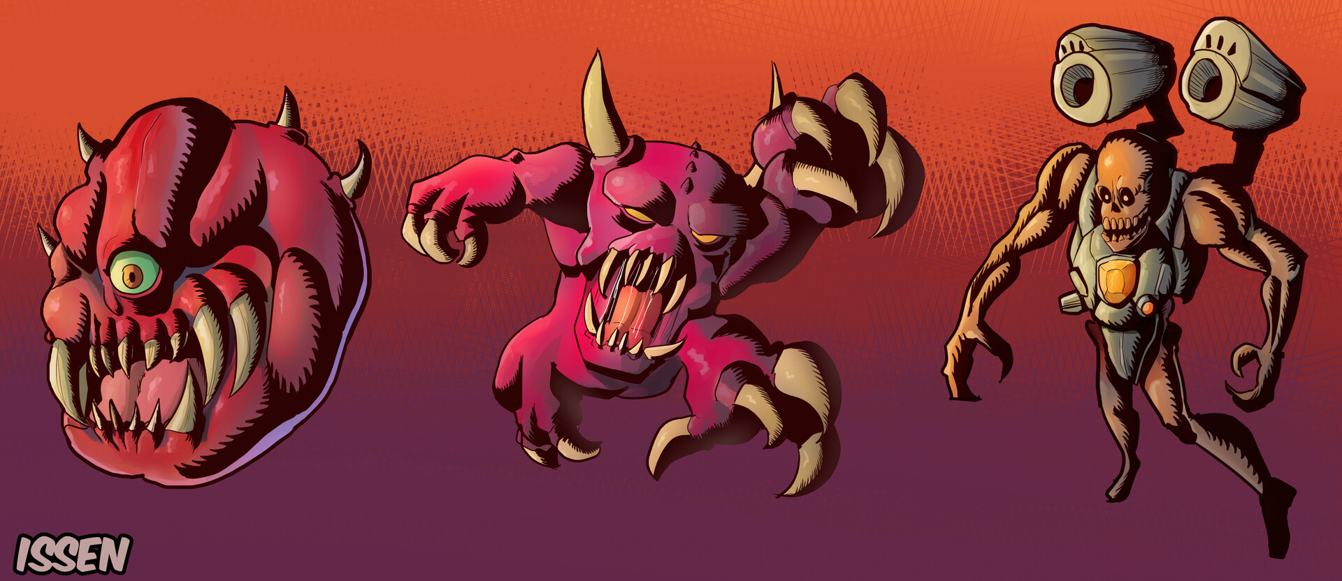 ArtStation - Doom demons