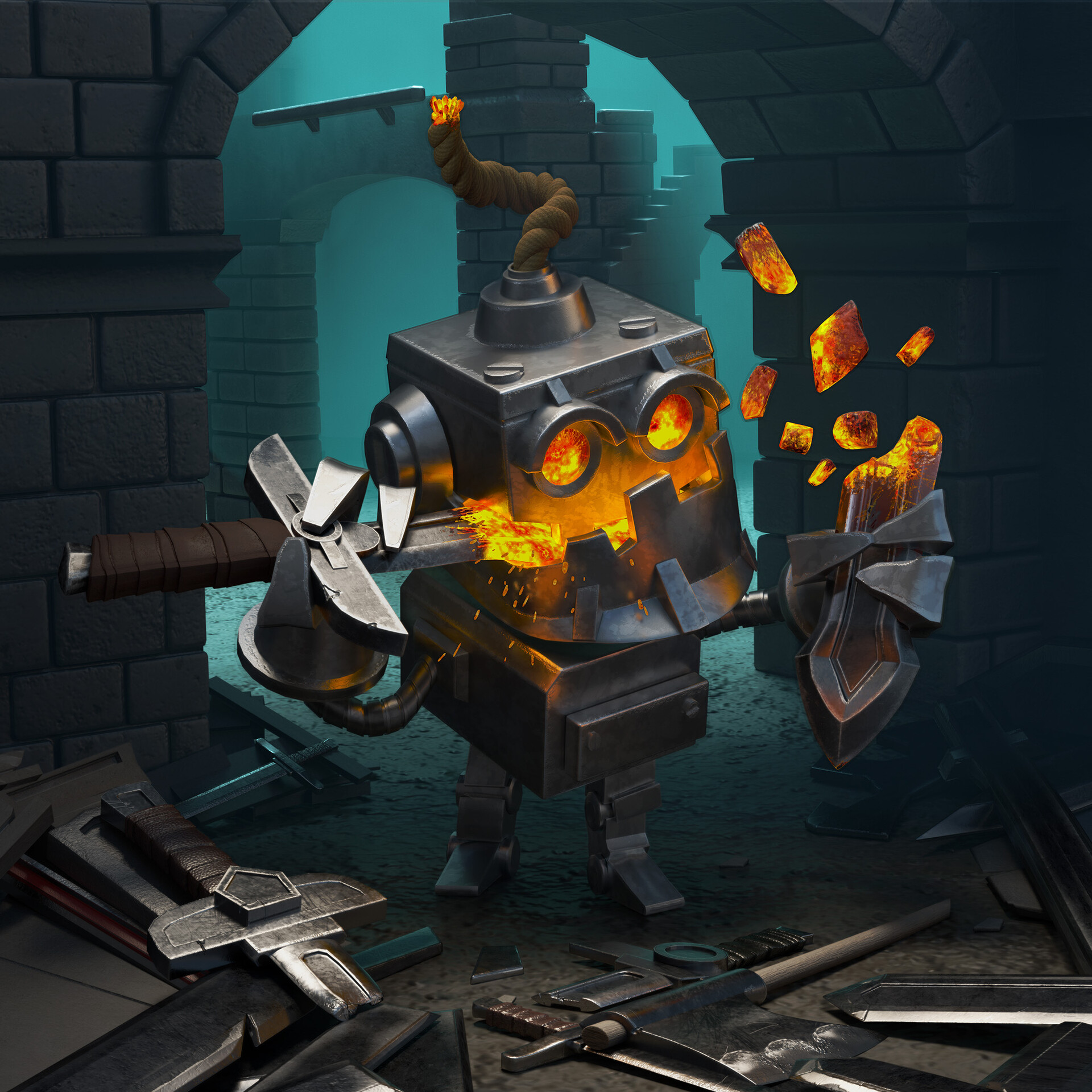 ArtStation - Want some scrap metal?