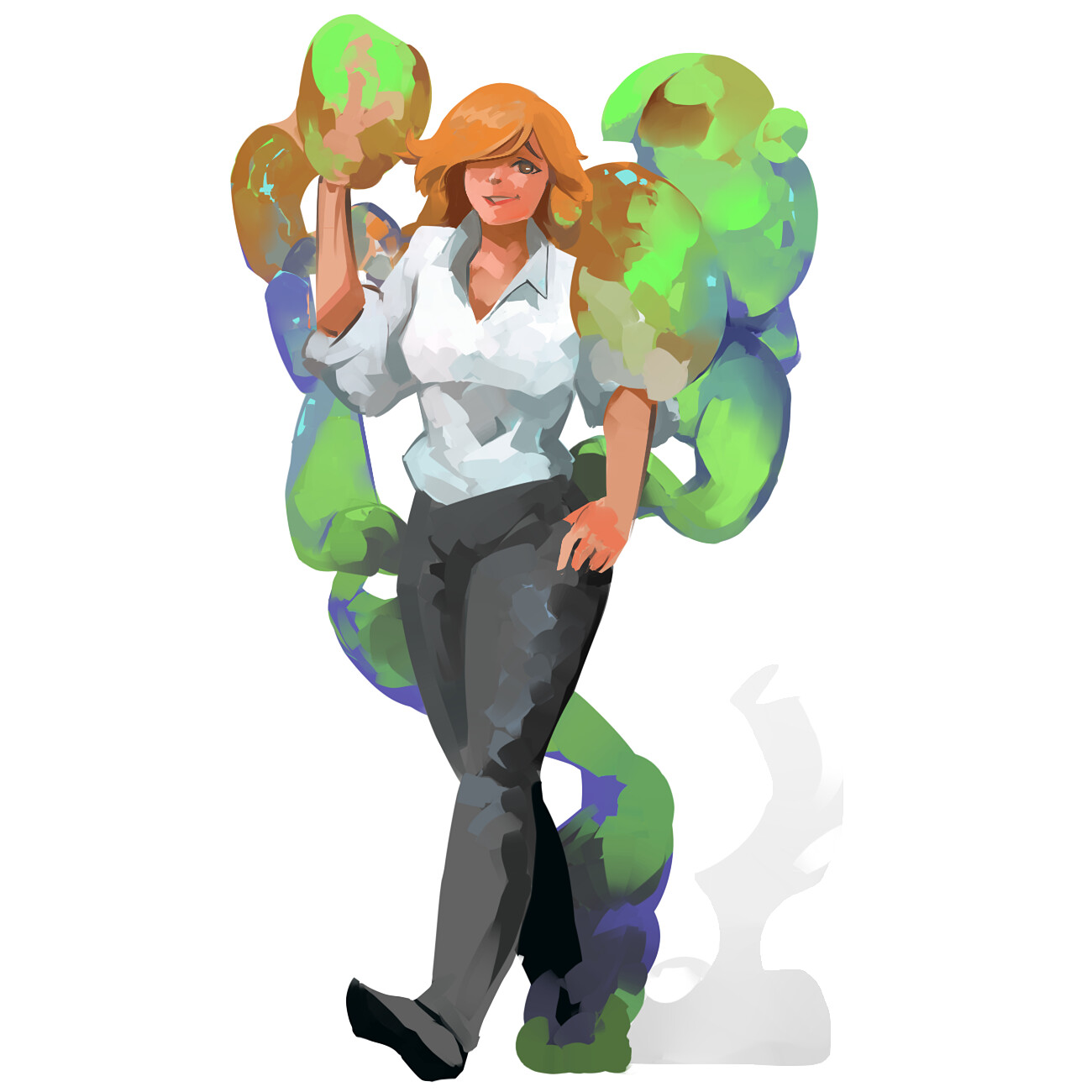 ArtStation - Slime Secretary- Character Concept