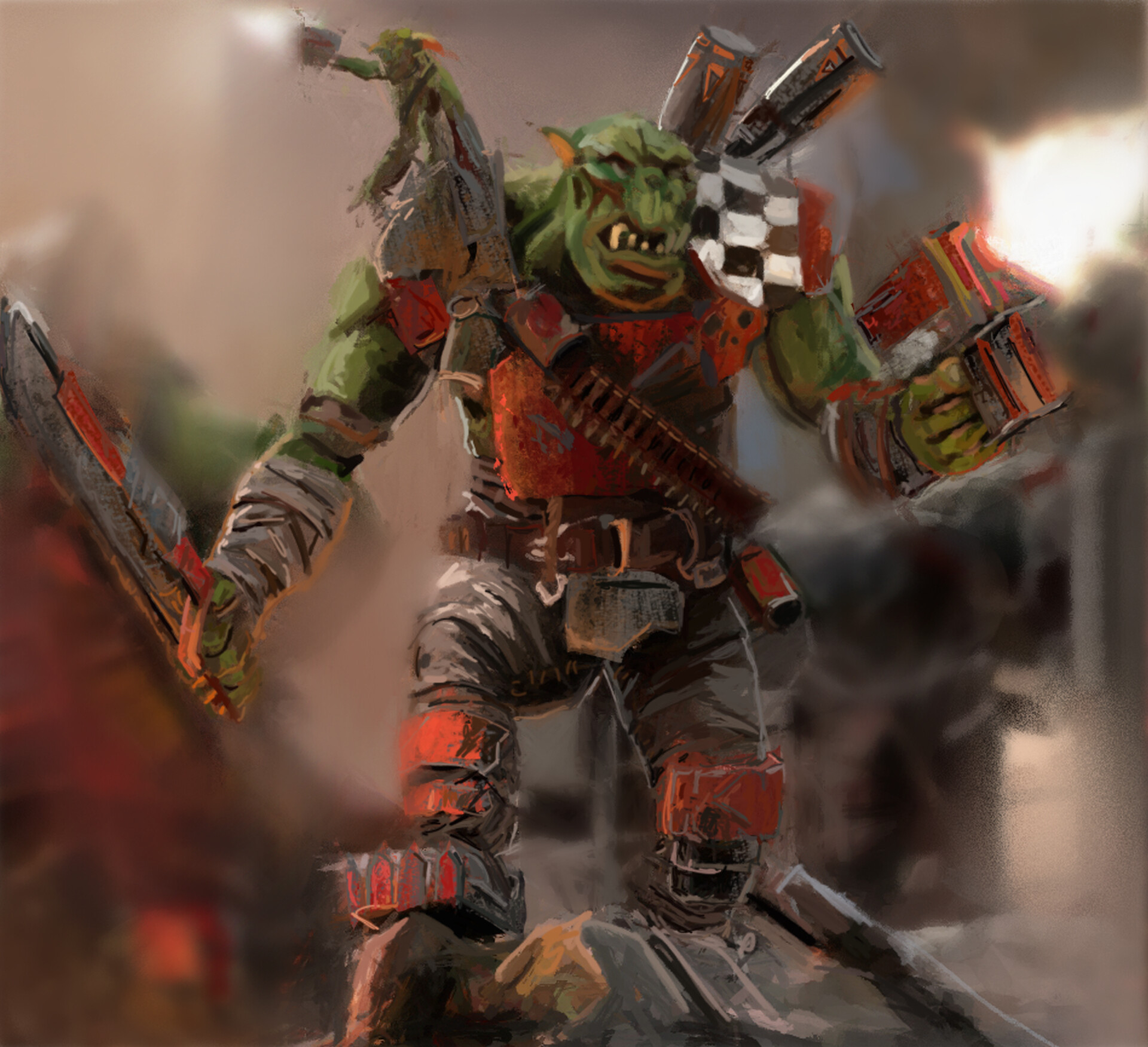 Warhammer 40k Orks Art