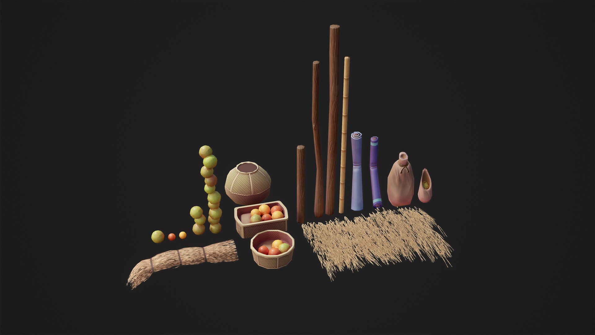 Aaron Zhao - Stylized Hausa Architecture Diorama