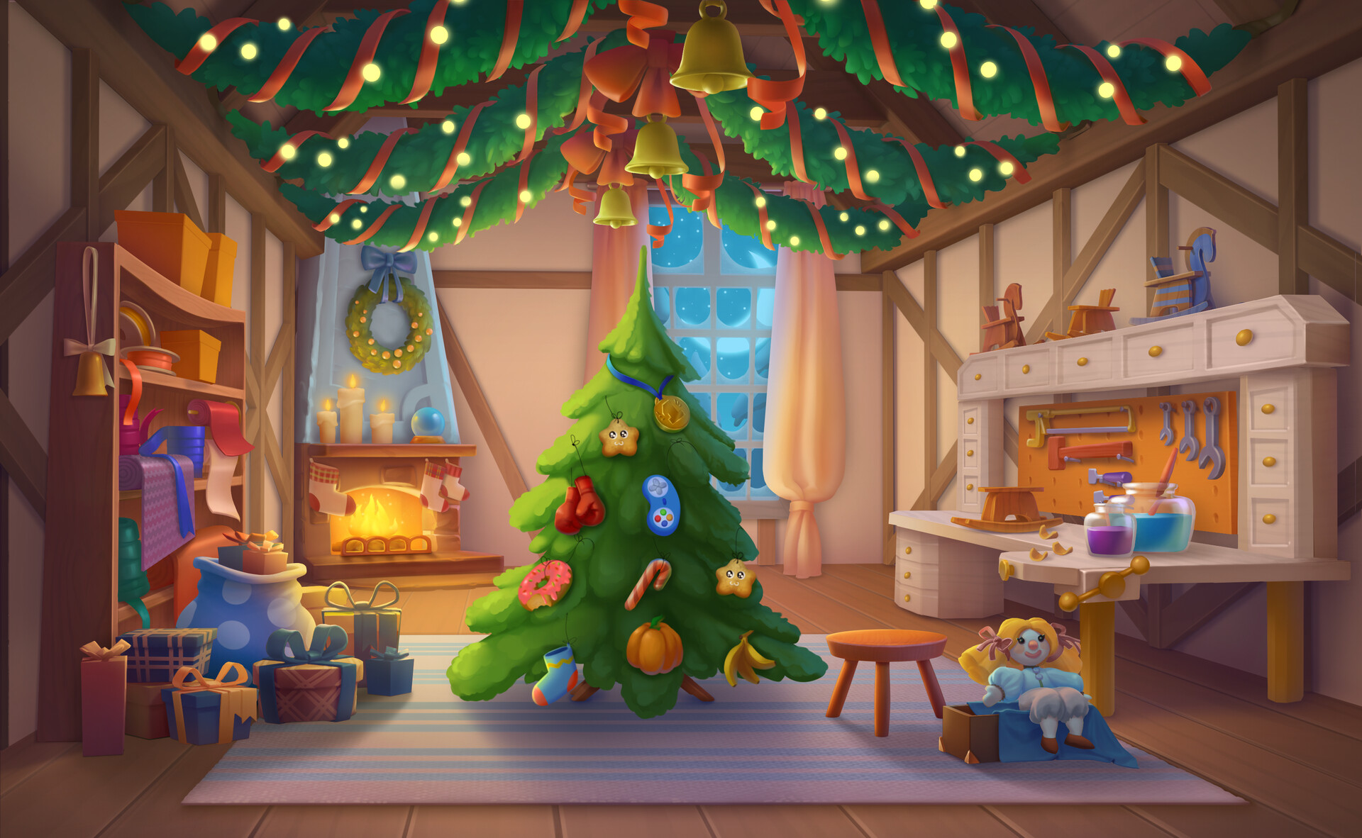 ArtStation - Concept art christmas tree