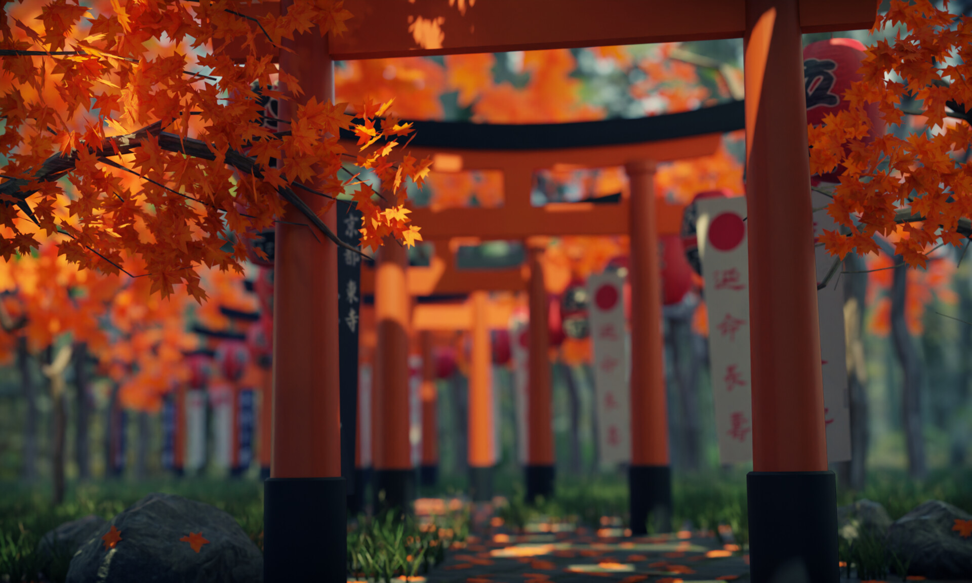 ArtStation - Torii gates
