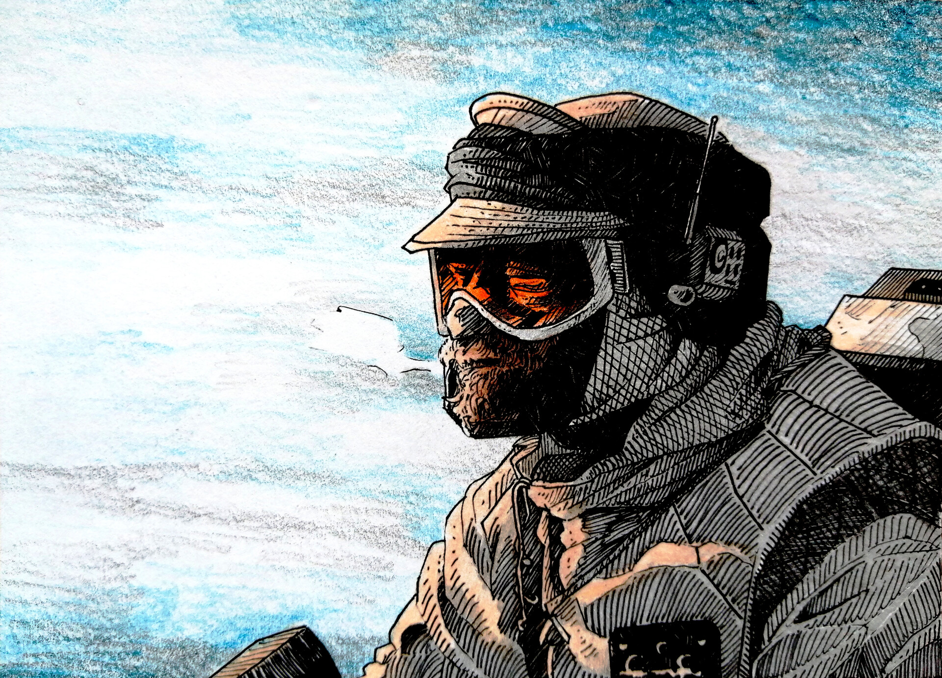 ArtStation - Hoth soldier / morning light study