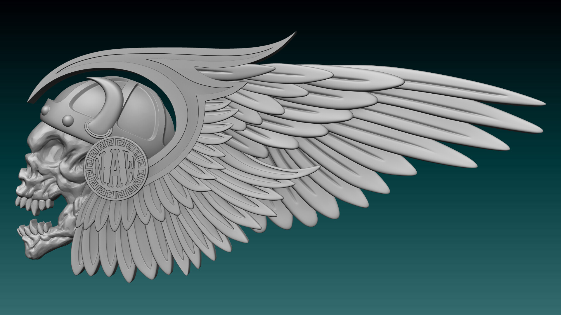 ArtStation - Flying skull