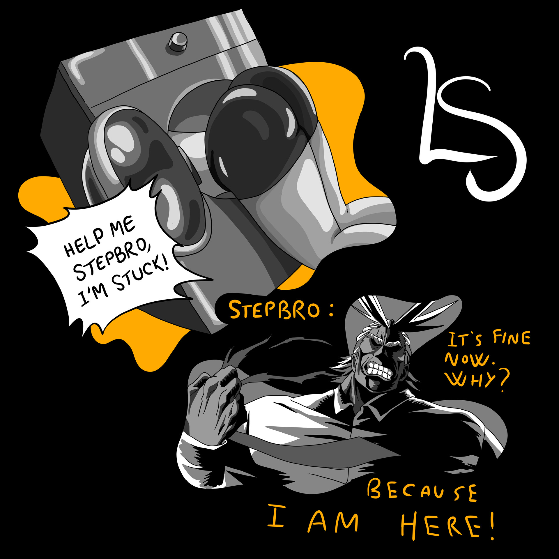 ArtStation - STUCK - Inktober 2021 day 12