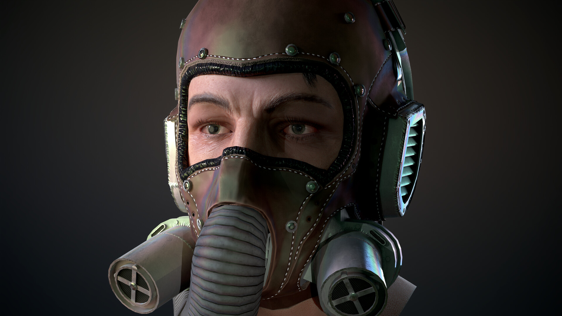 ArtStation - Pilot helmet