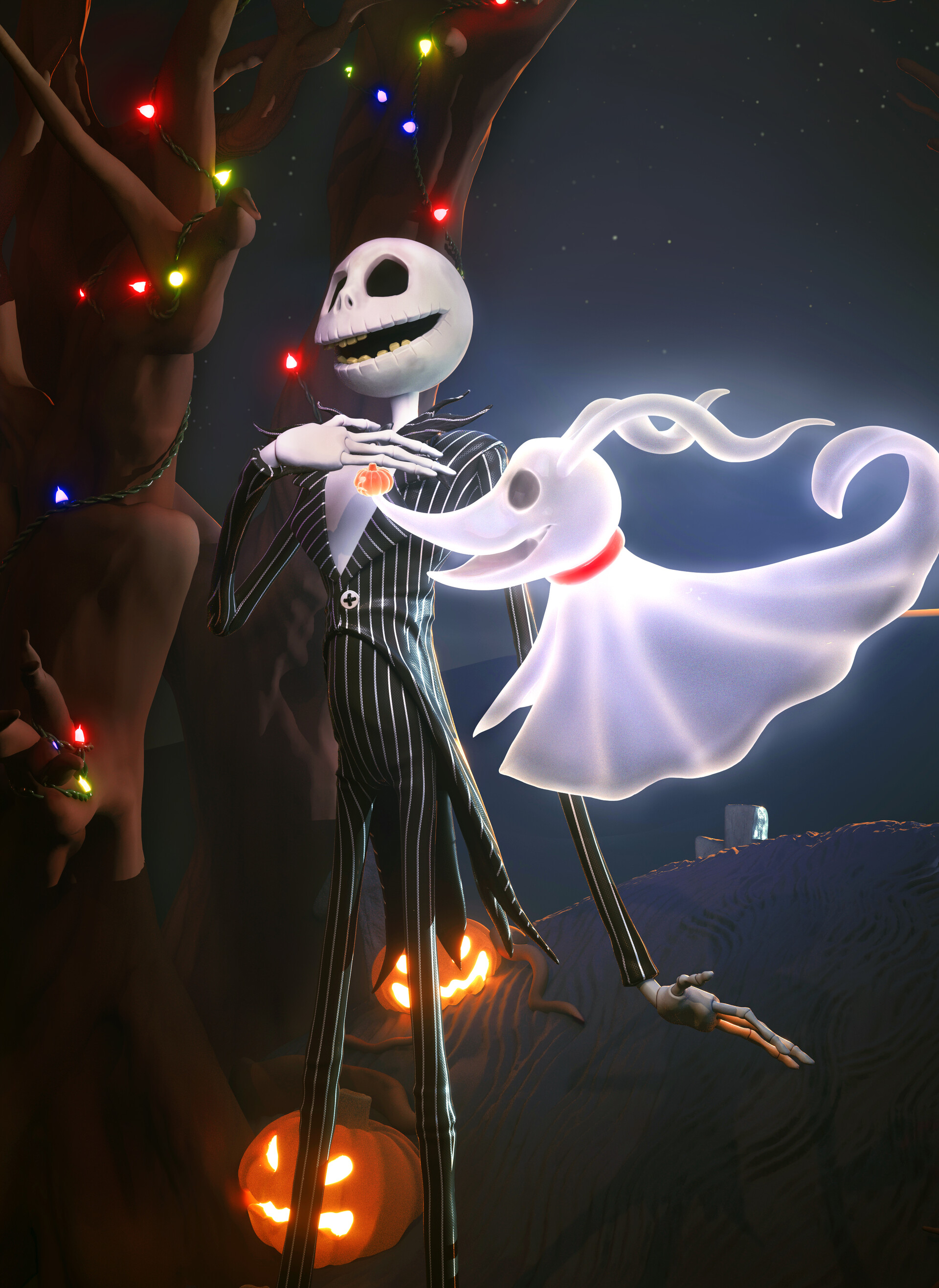 Halloween Town Nightmare Before Christmas Wallpaper