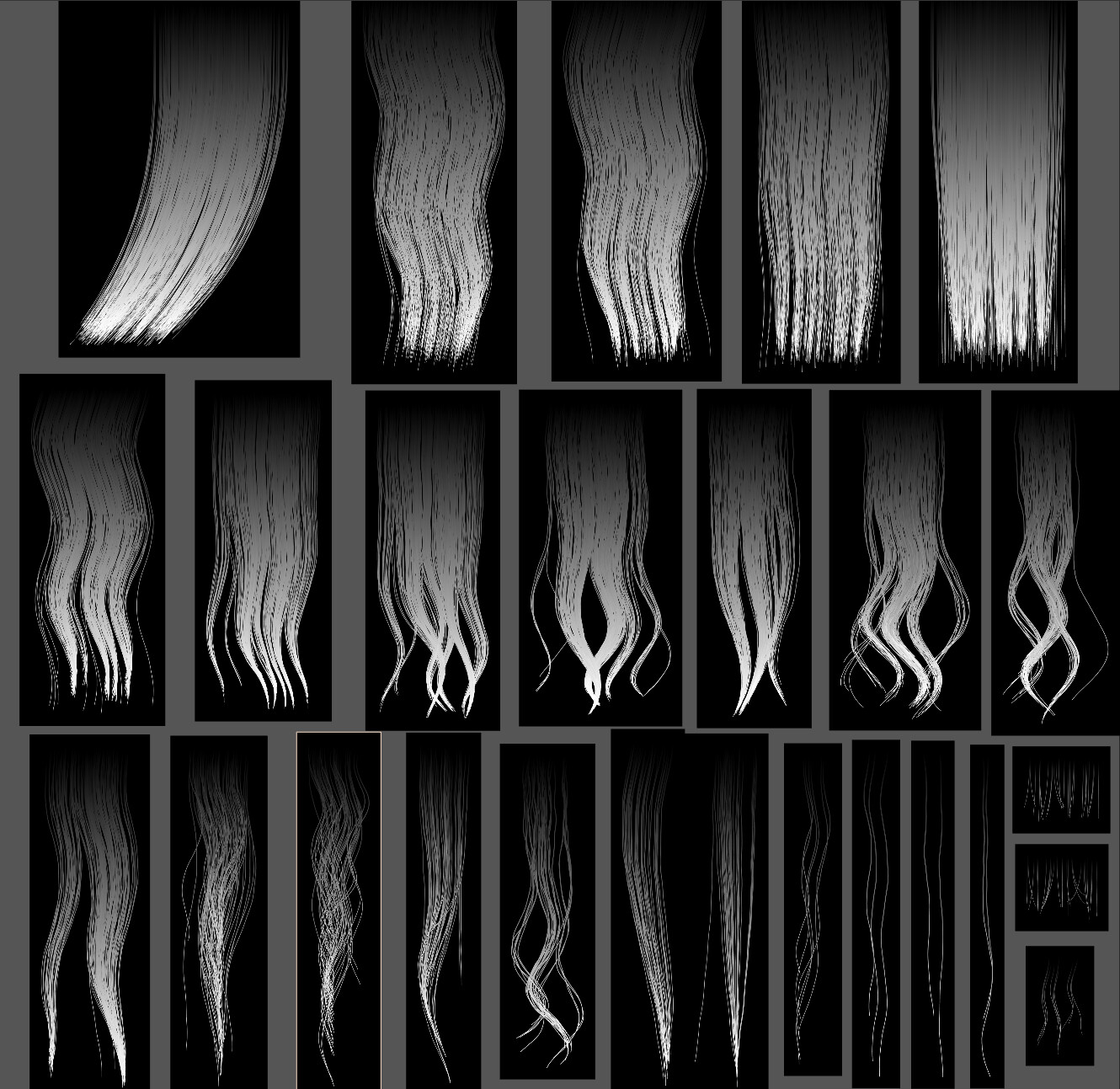 Mona Fuchs - Realism - Hair Cards Project