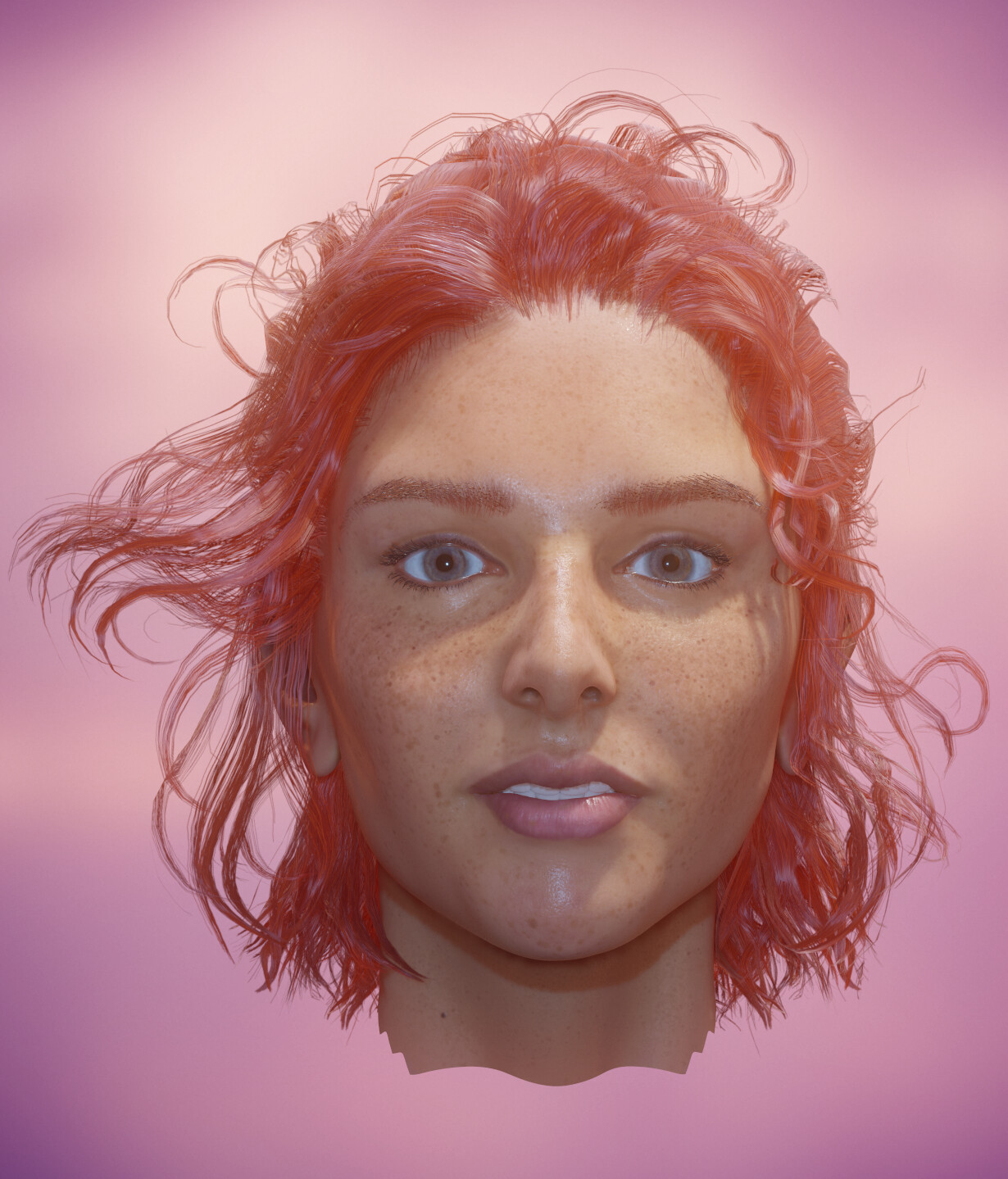 Mona Fuchs - Realism - Hair Cards Project