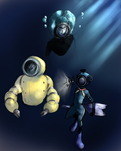 ArtStation - Diver character design 03