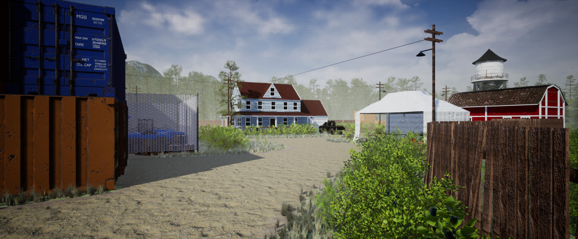 ArtStation - Militia Compound Unreal Engine