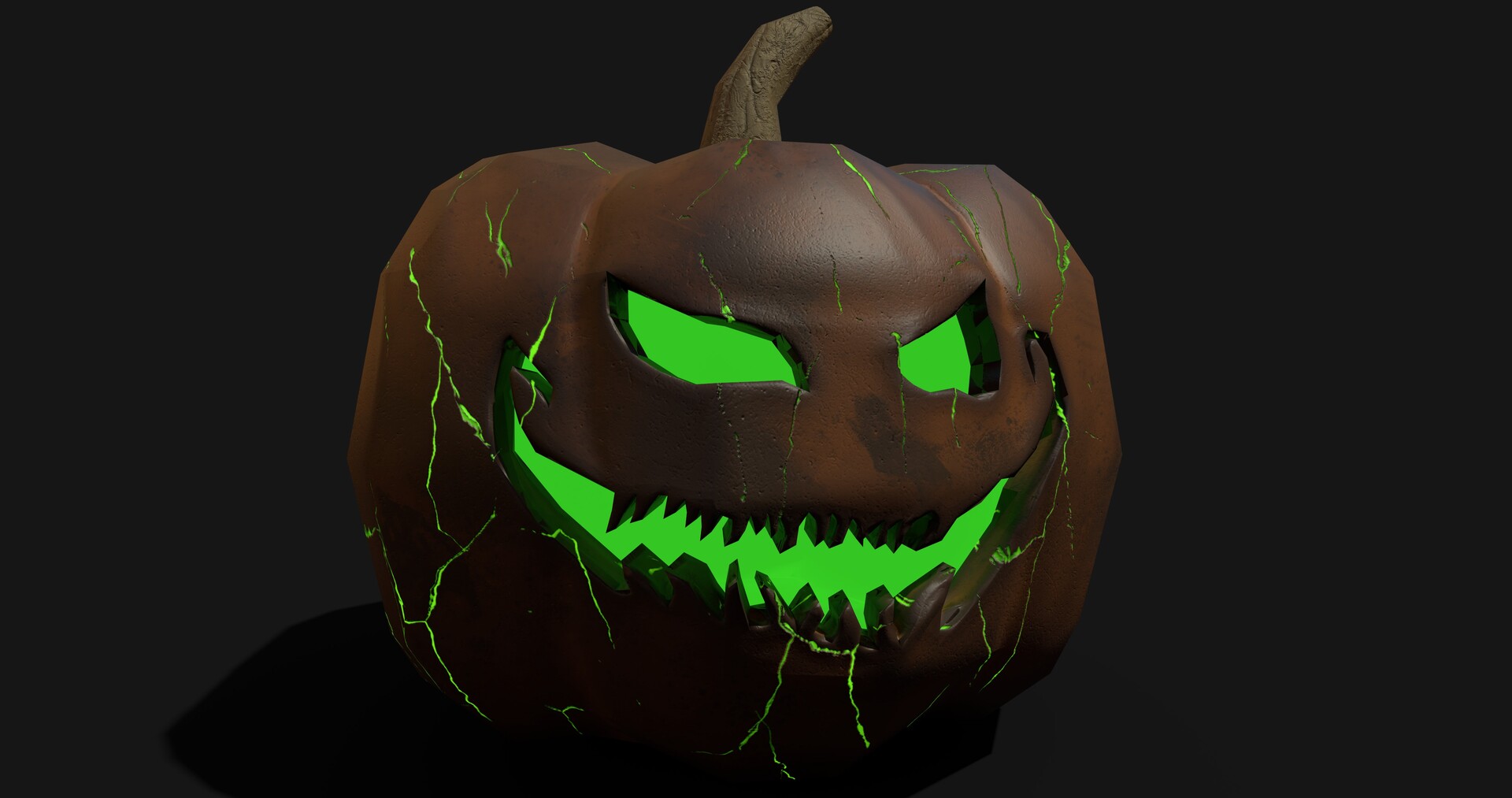 ArtStation - Evil Pumpkin Head