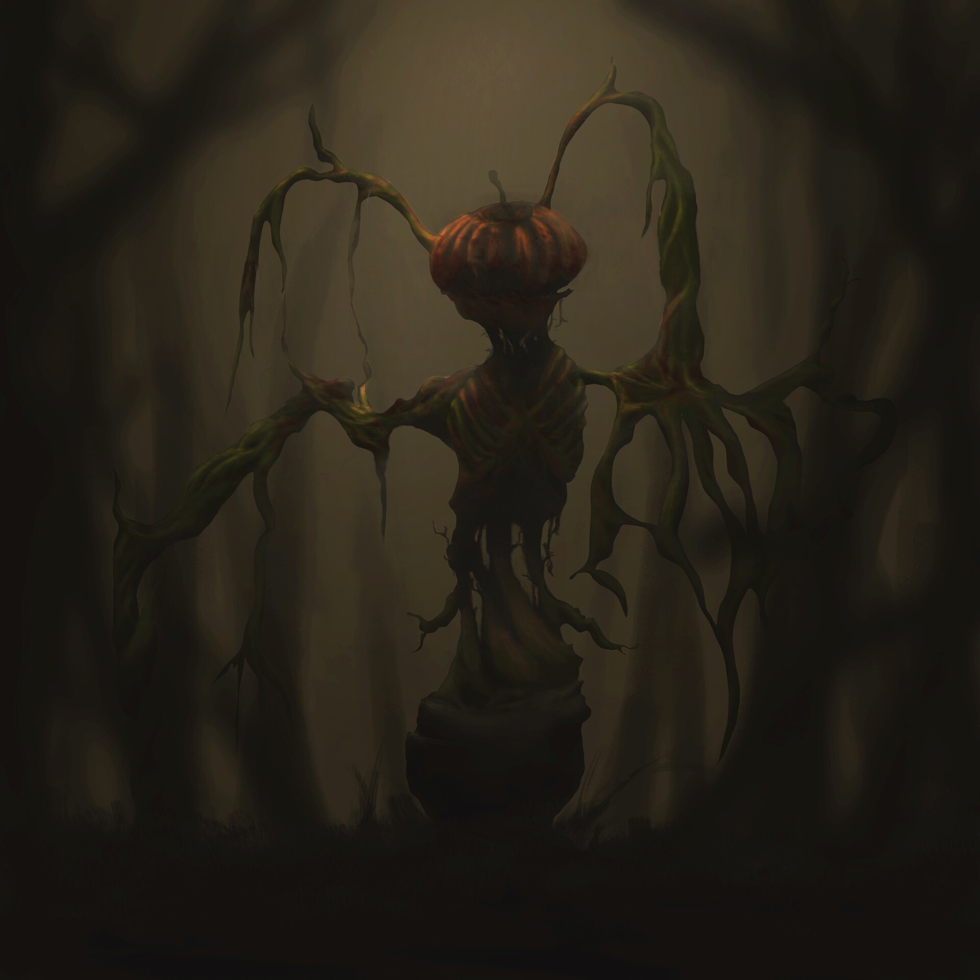 ArtStation - Halloween Special - The Pumpkin Man