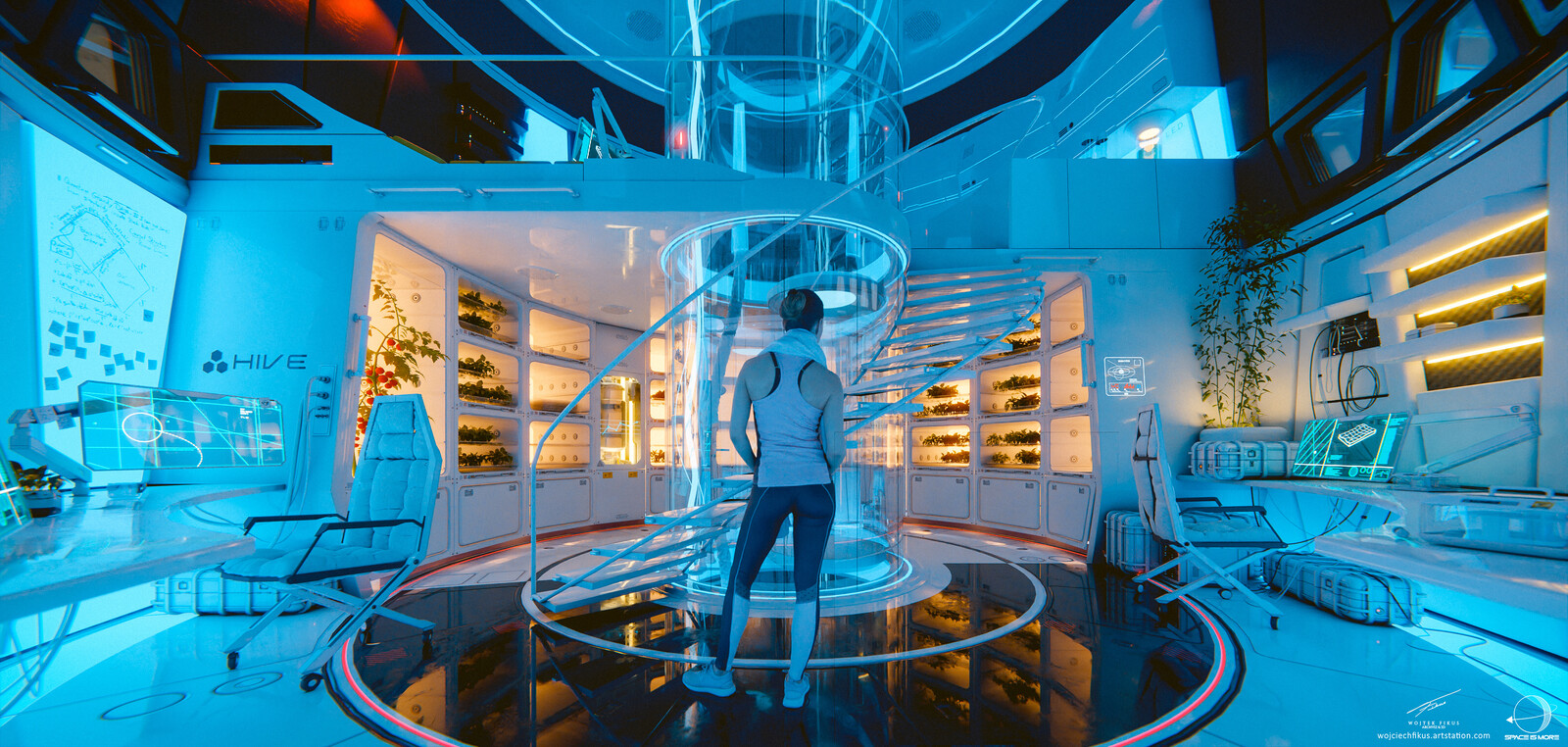 Wojtek Fikus - BFR Starship interior concept