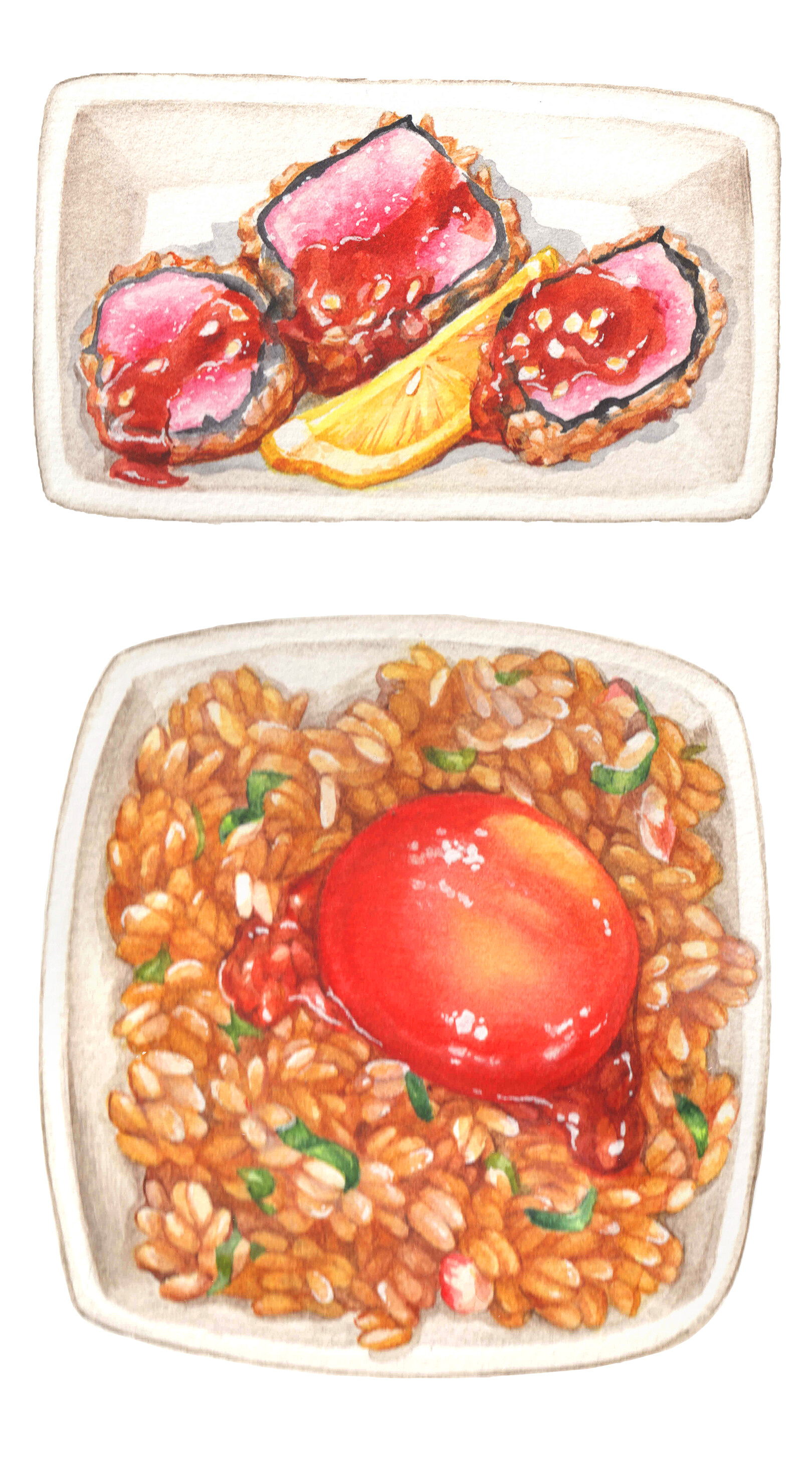 ArtStation - tuna with rice