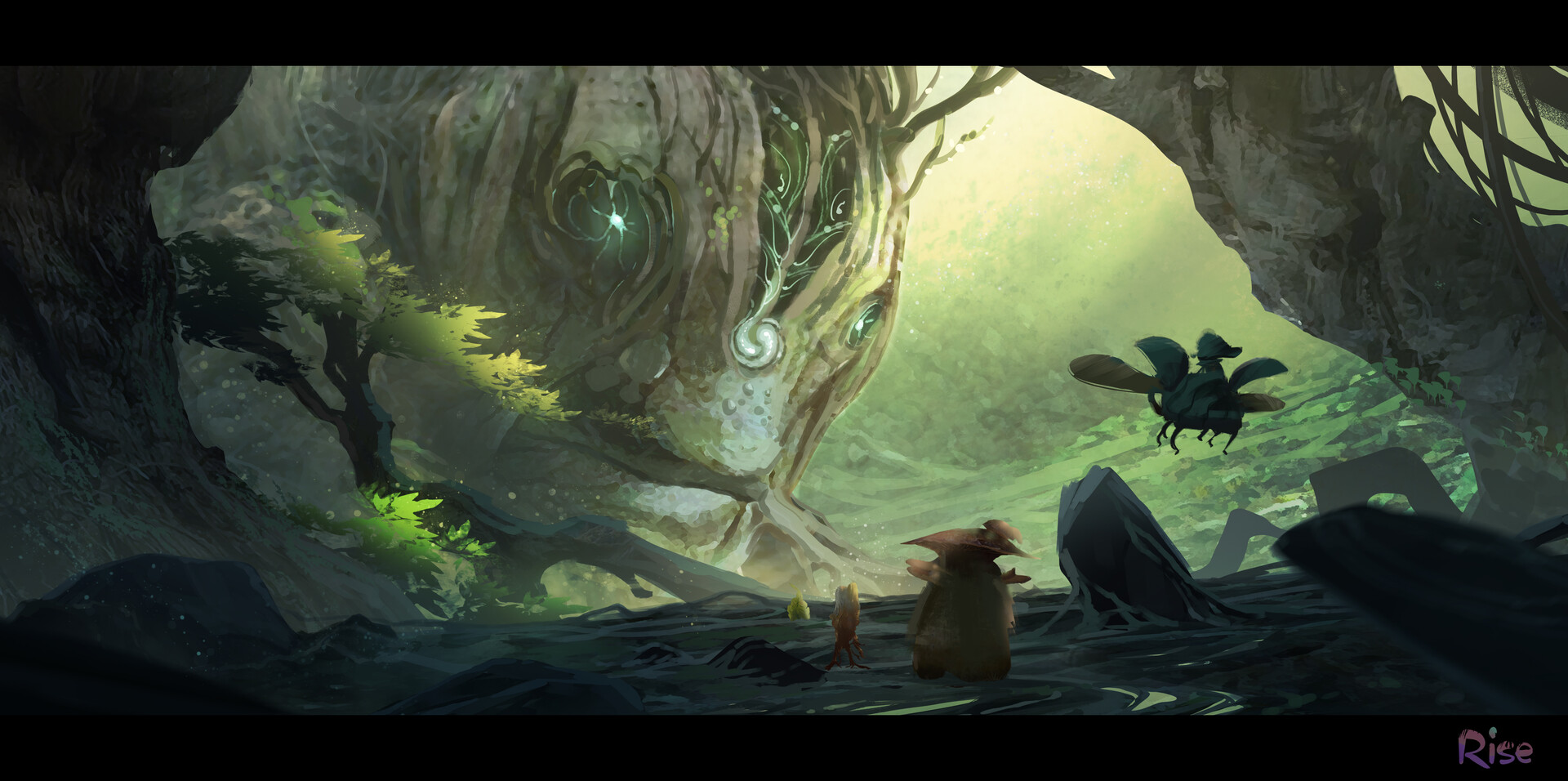ArtStation - Meeting with the Tree Man