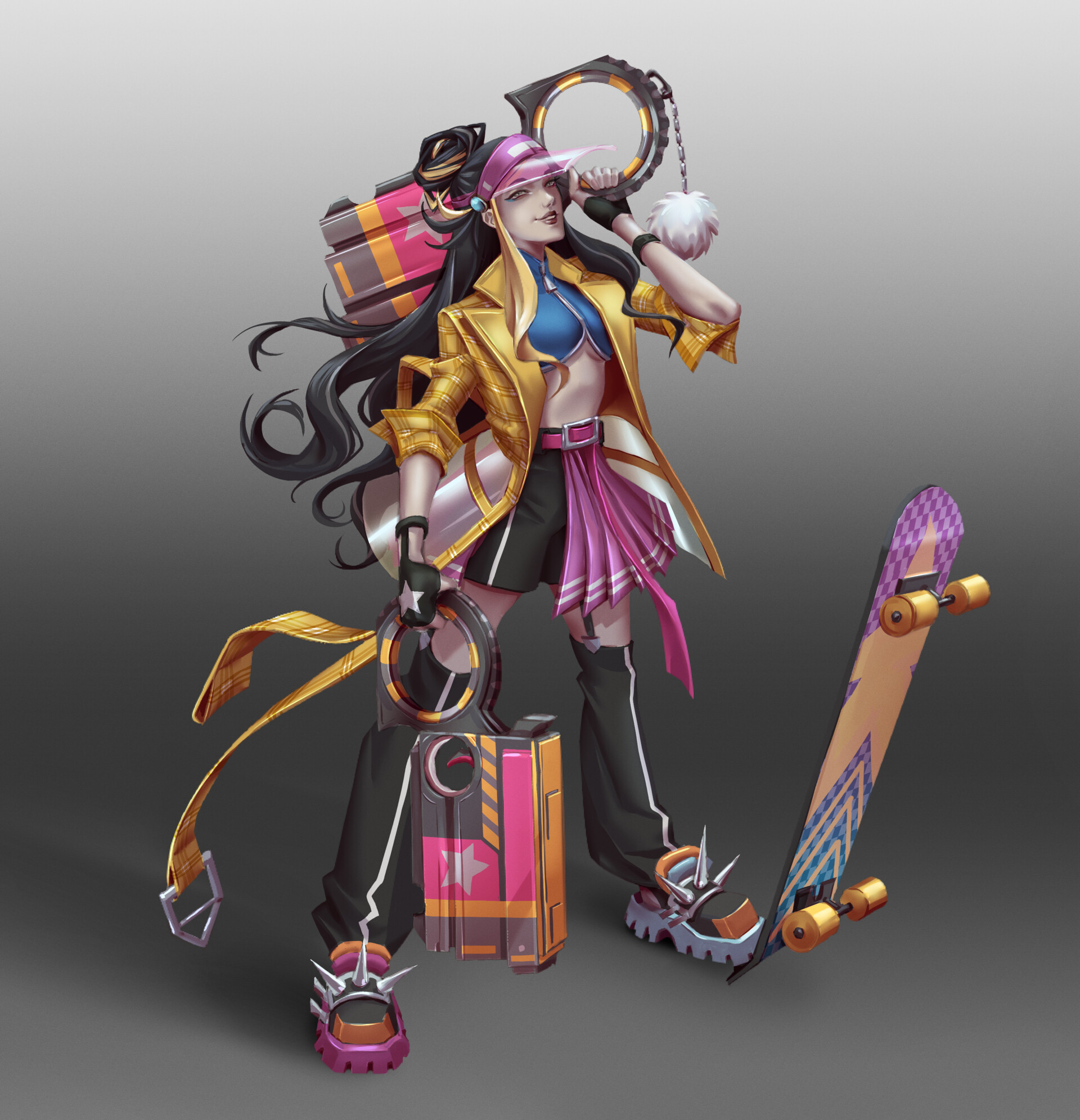 ArtStation - Punkee collaboration game character design