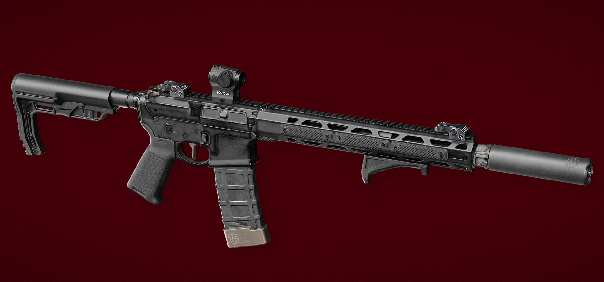 Stellar Works - SAR-15 Rifle| Game Ready