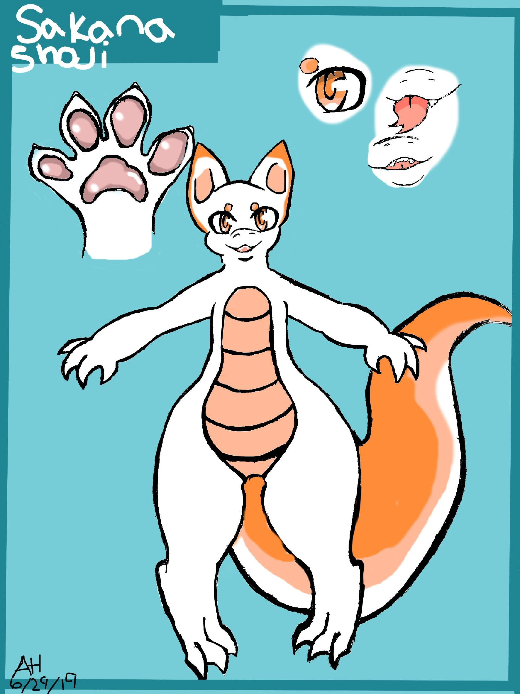 ArtStation - Sakana shoji ref sheet