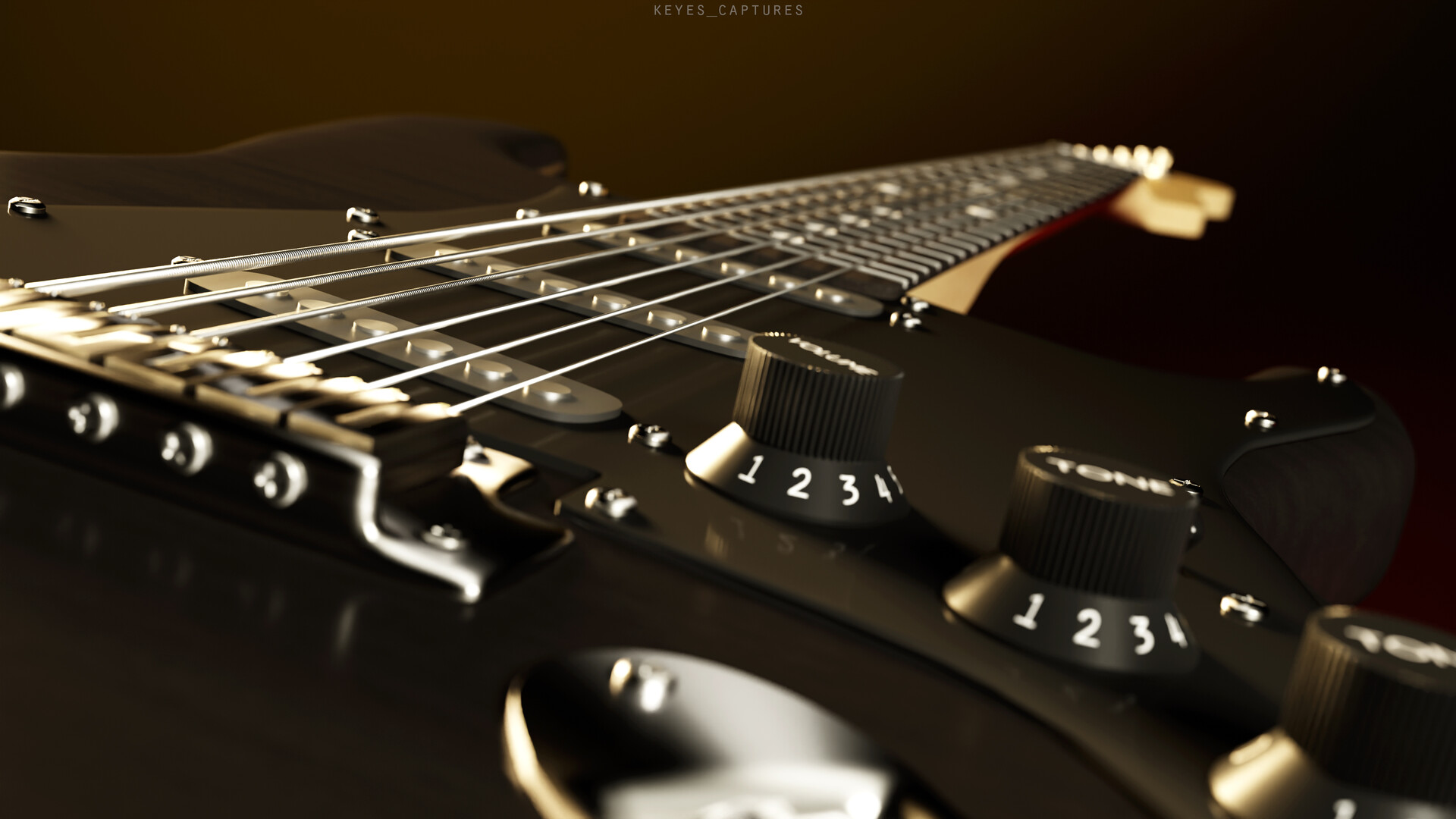 ArtStation - Black Stratocaster