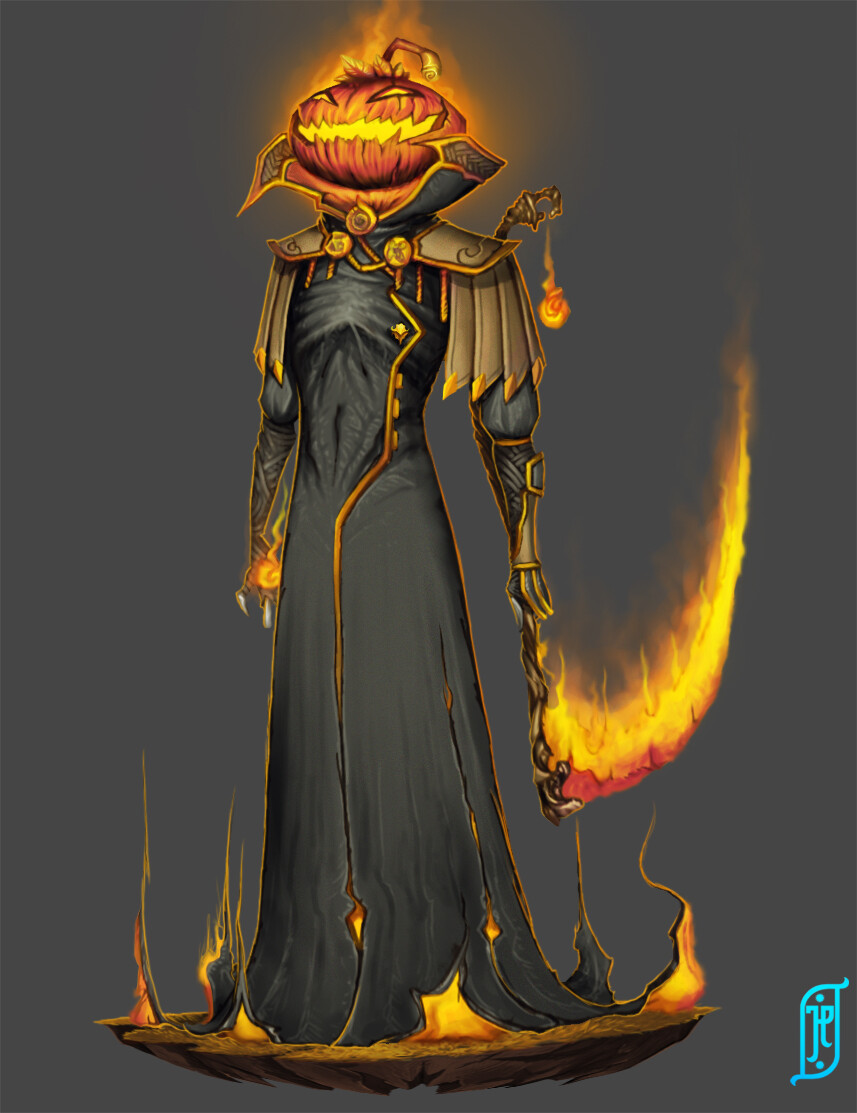 ArtStation - Character 24 - Halloween PumkinMonster