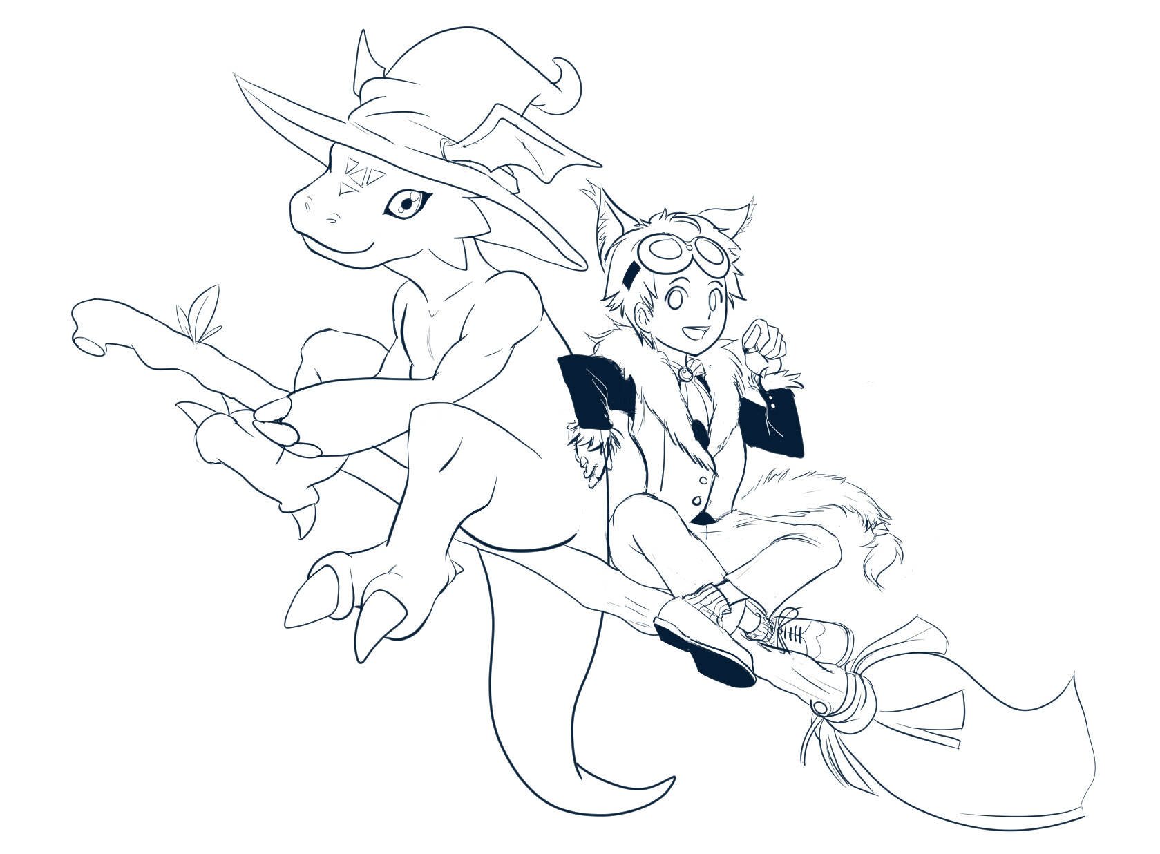 digimon tamers coloring pages