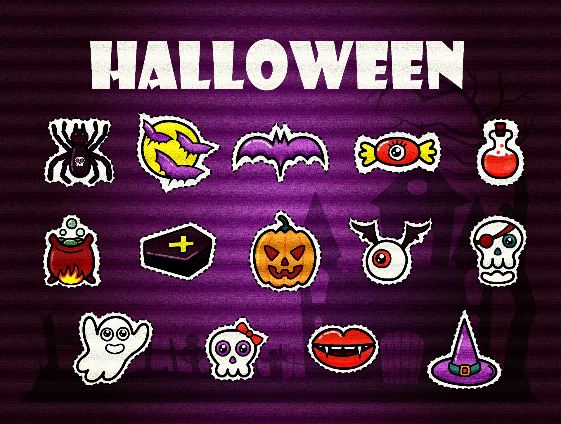 ArtStation - Halloween stickers