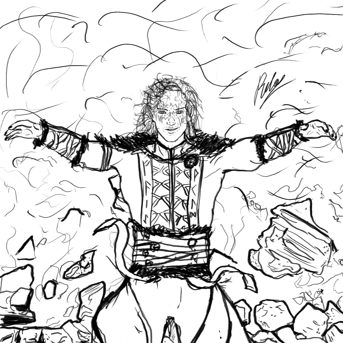 ArtStation - Inktober 2021 Day 31: Risk