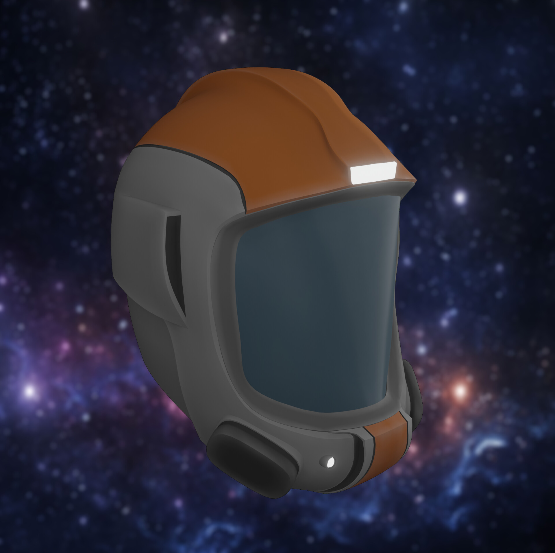 ArtStation - cosmonauts helmet Free low-poly 3D model