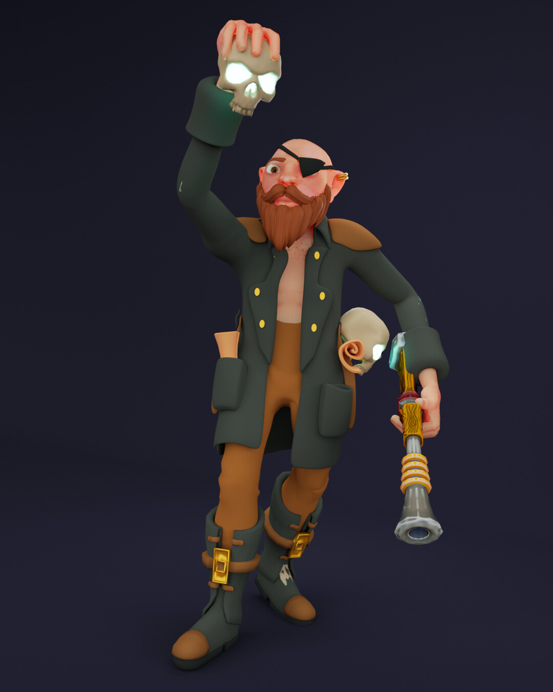 ArtStation - Stylized trasure hunter