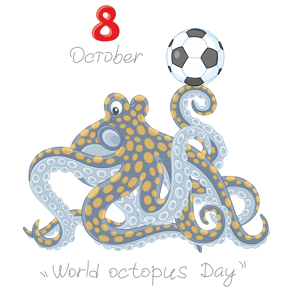ArtStation - World octopus Day - October 8