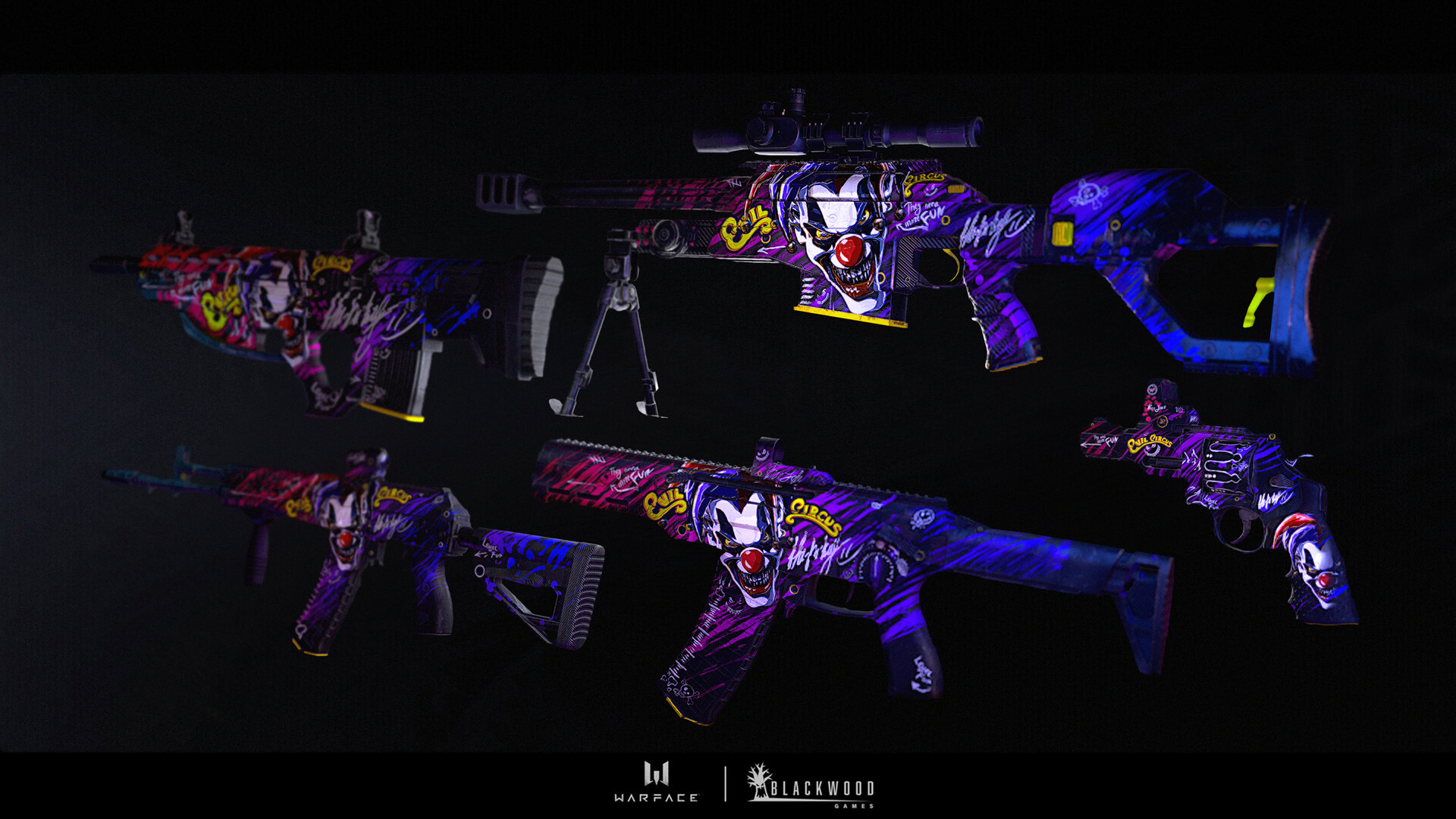 Oleksandr Vovk - WARFACE | "Joker" weapon skins