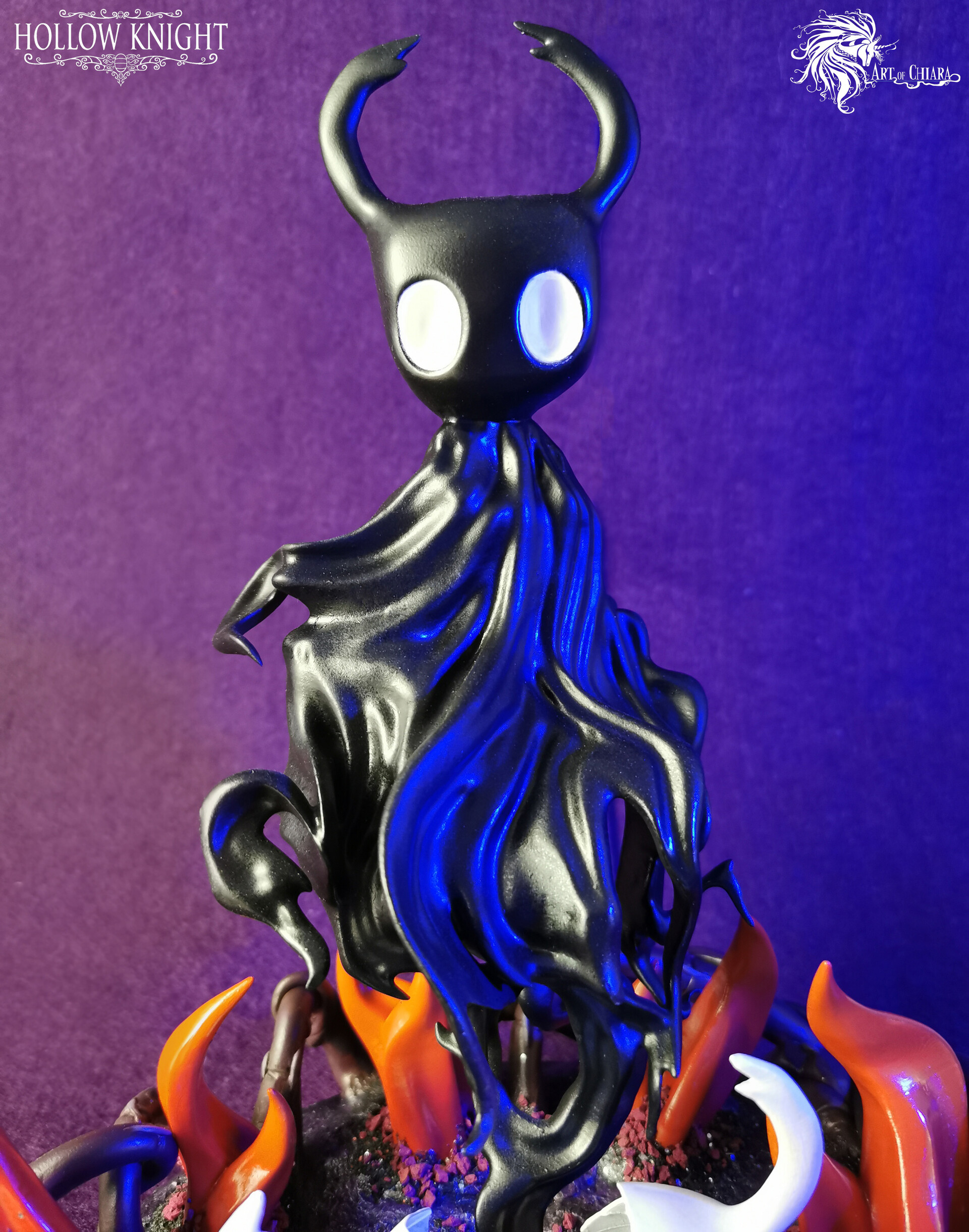 Art Of Chiara - Knight Shade ghost (Hollow Knight) resin statue