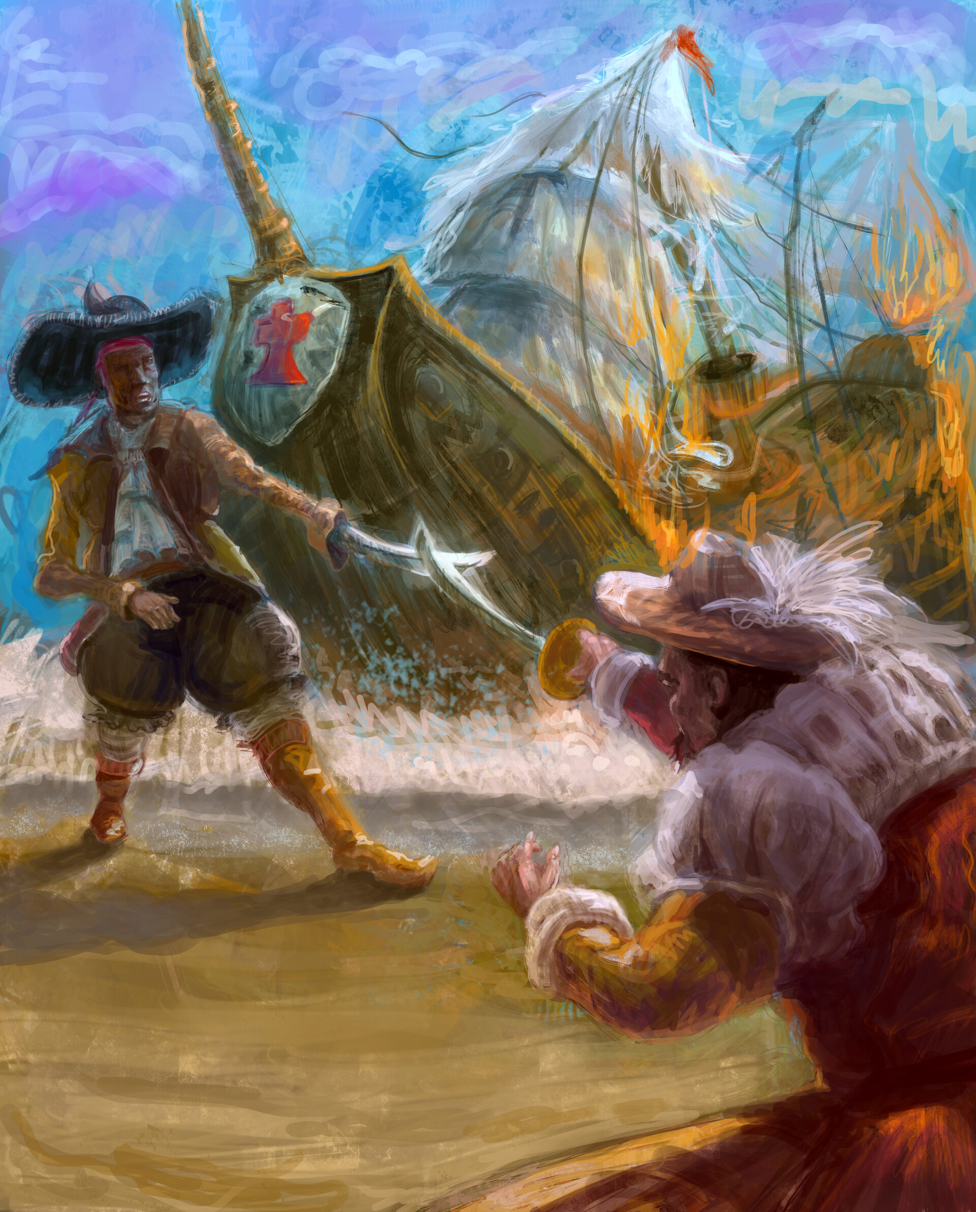 ArtStation - Pirate Fight