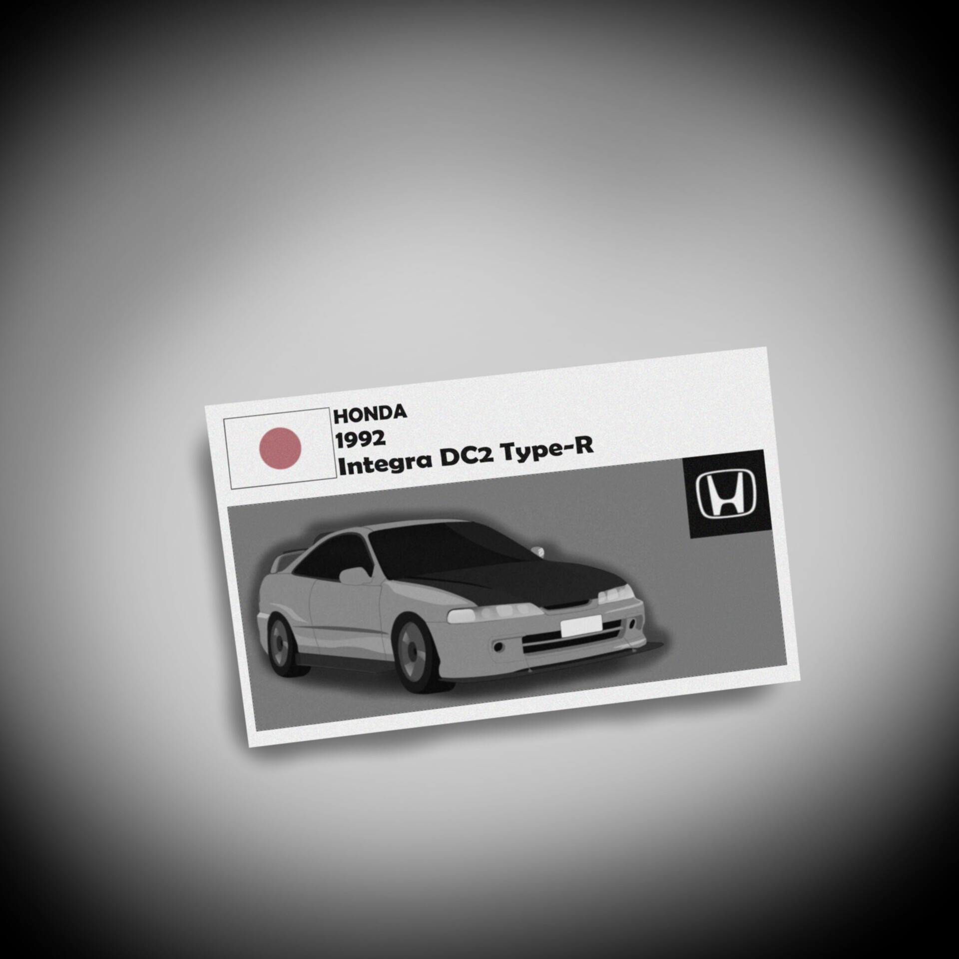 ArtStation - Integra DC2 Type-R Drawing