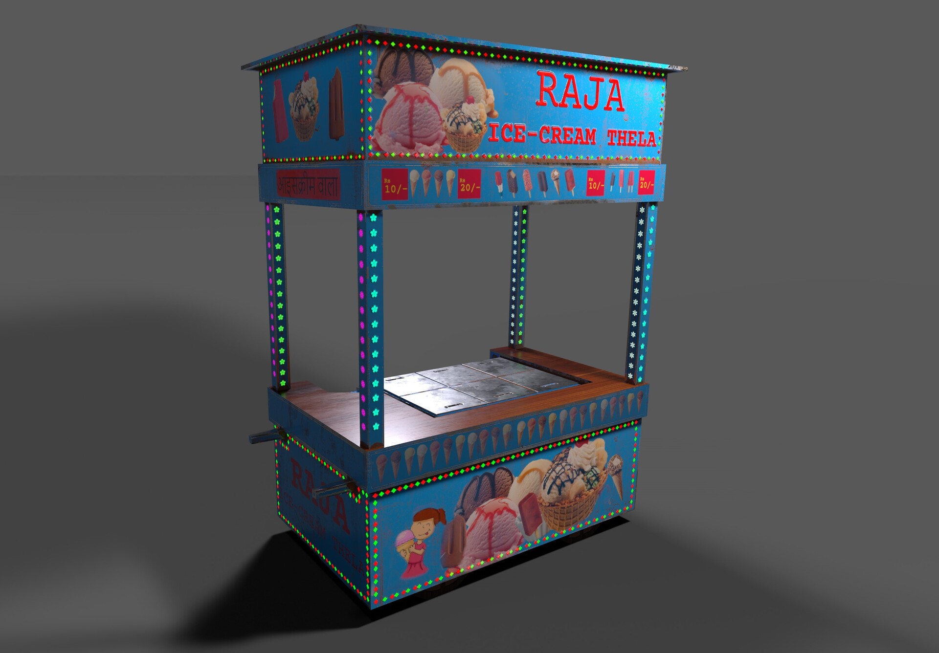 ArtStation - Indian Ice Cream Thela