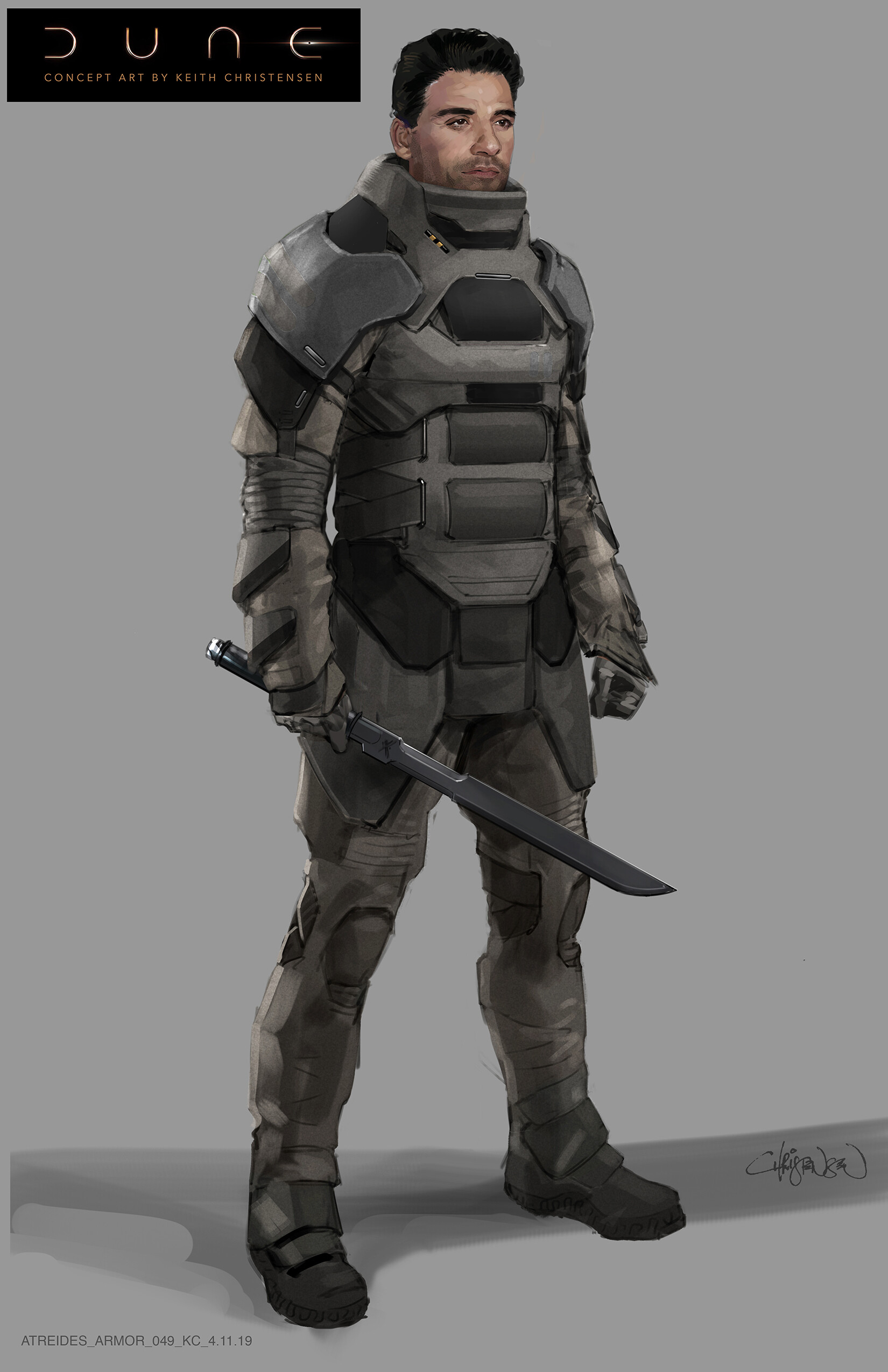 ArtStation - Leto wearing my designs for the Atreides armor and uniform