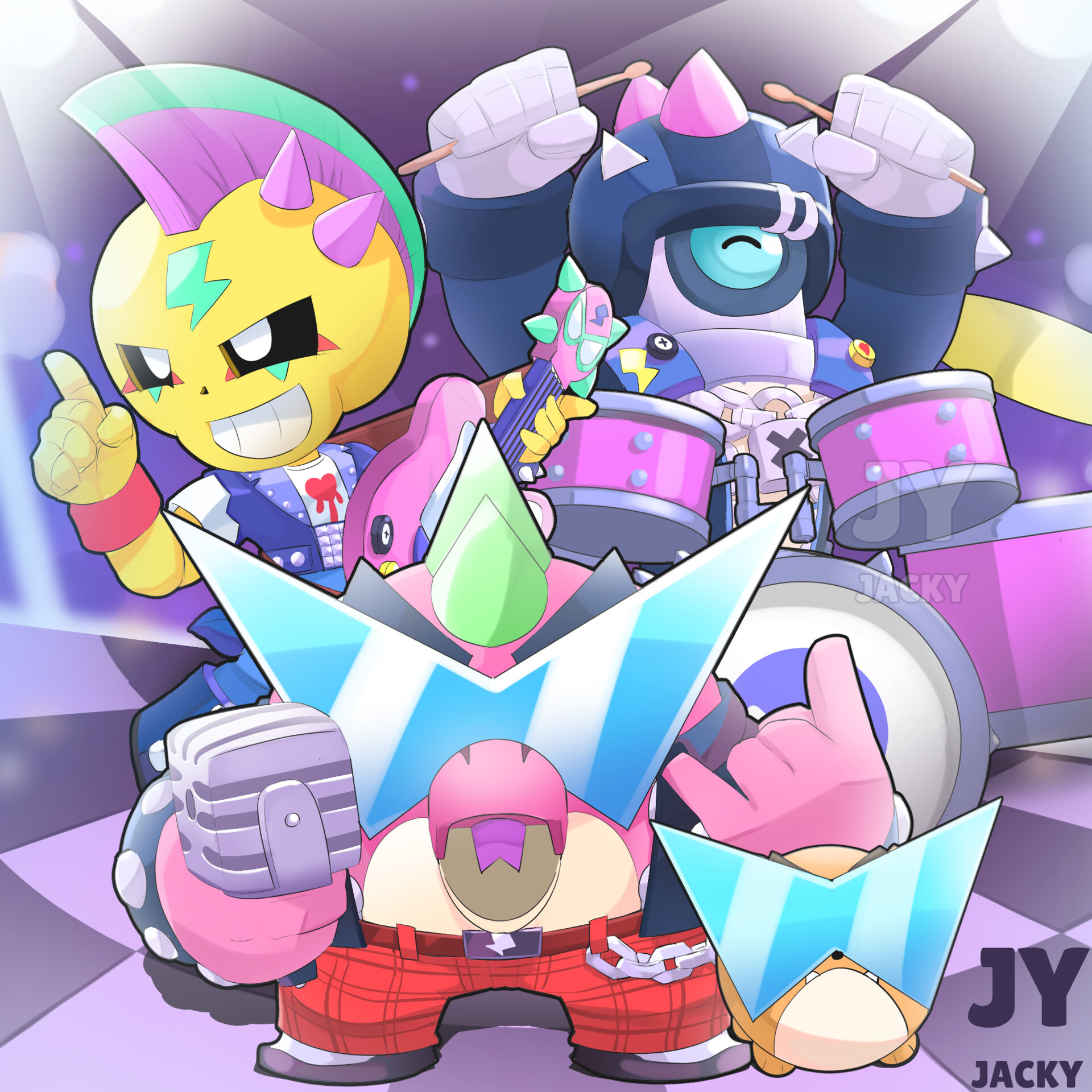 ArtStation - Brawl Stars The Bad Randoms!!