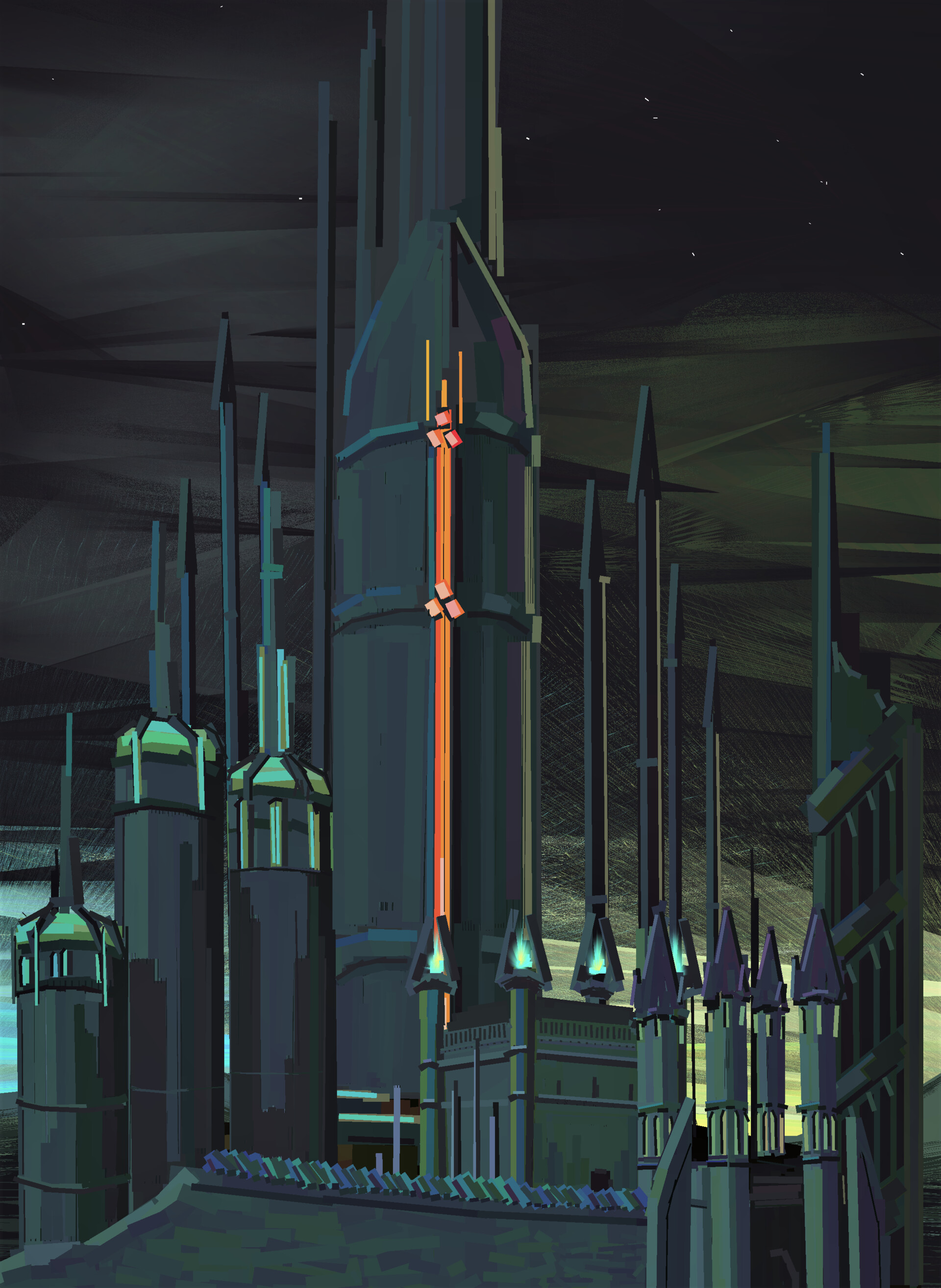 ArtStation - Necropolis from Heroes might and Magic 5