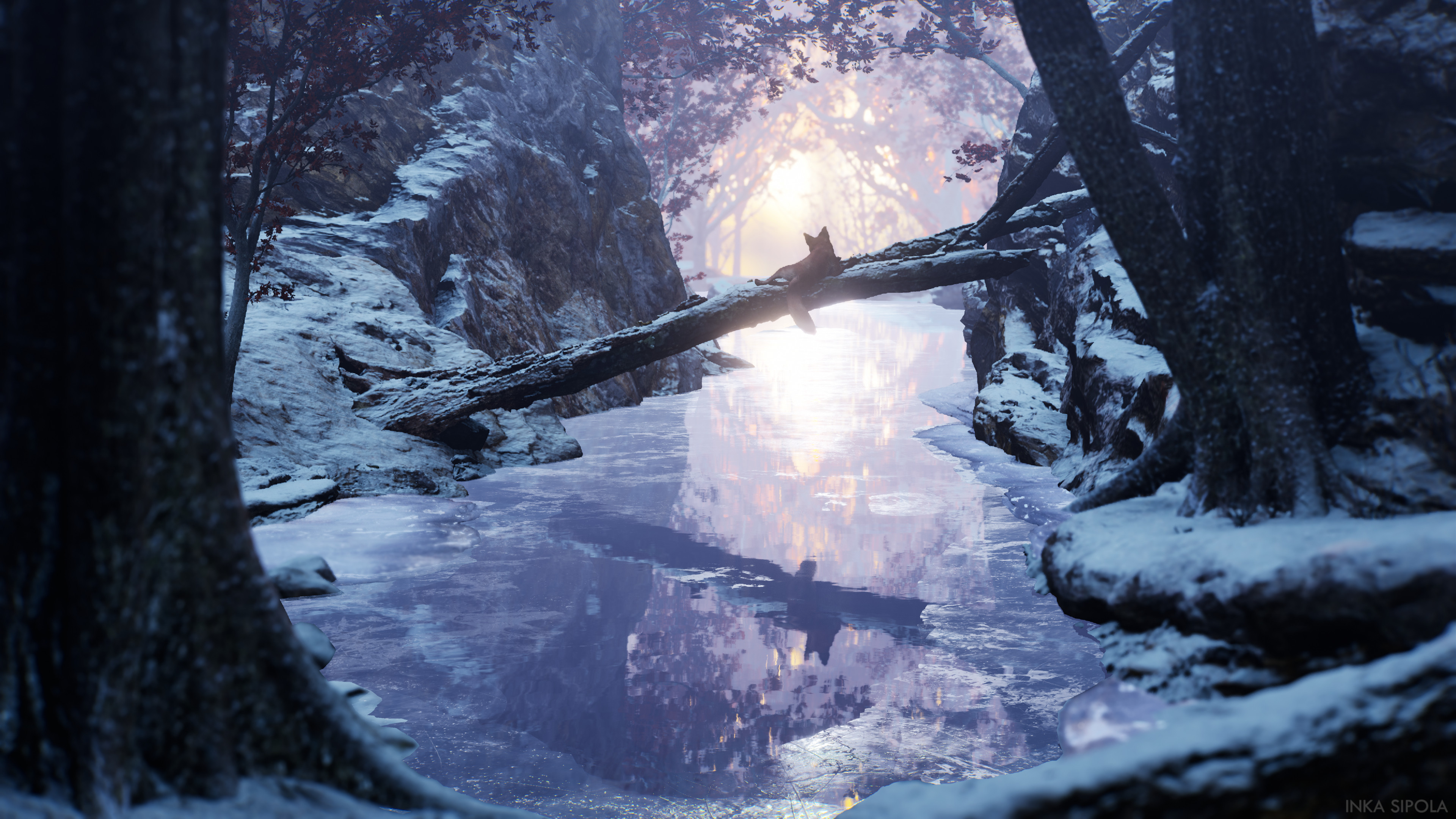 lonely winter wallpaper engine