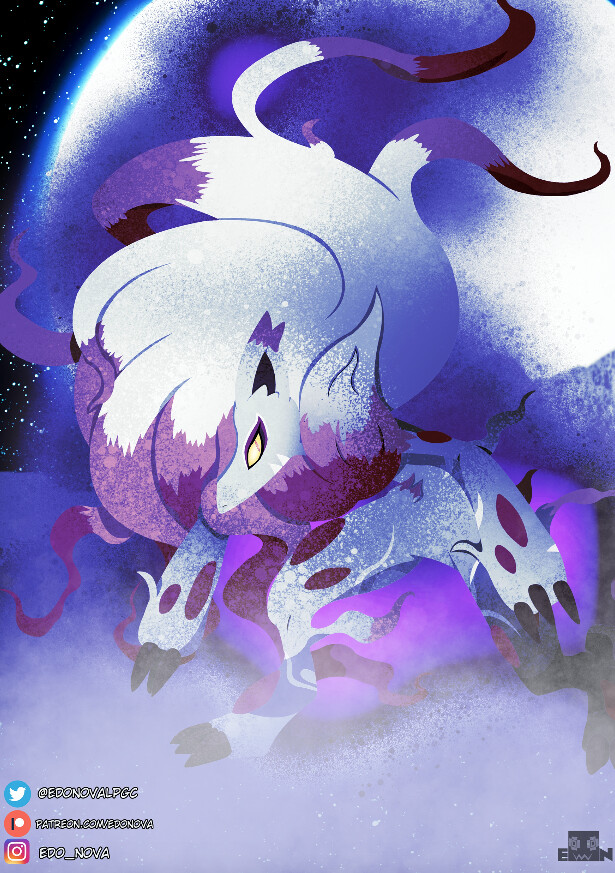 ArtStation - Hisuian Zoroark - The Maleficent Ghost