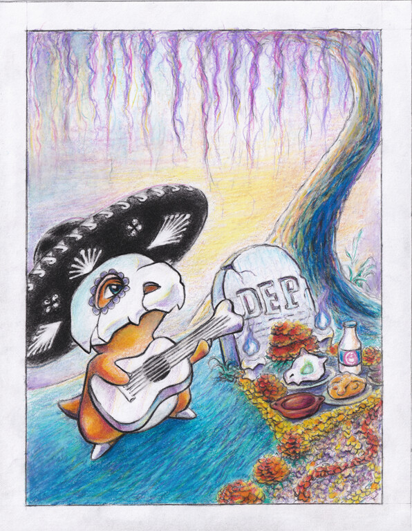 ArtStation - Dia de los Muertos - Cubone