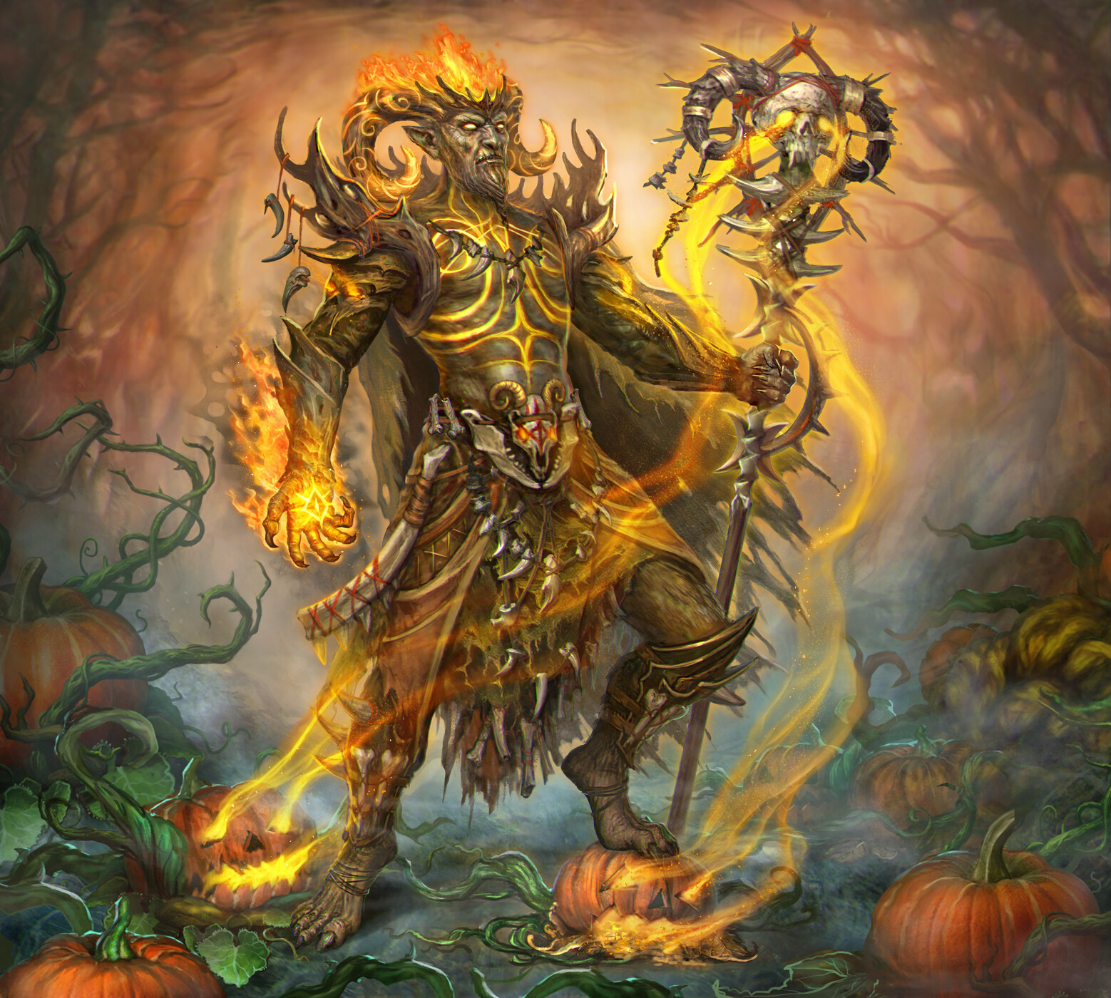 Fall Fox - The Wild Hunt Cŵn Annwn