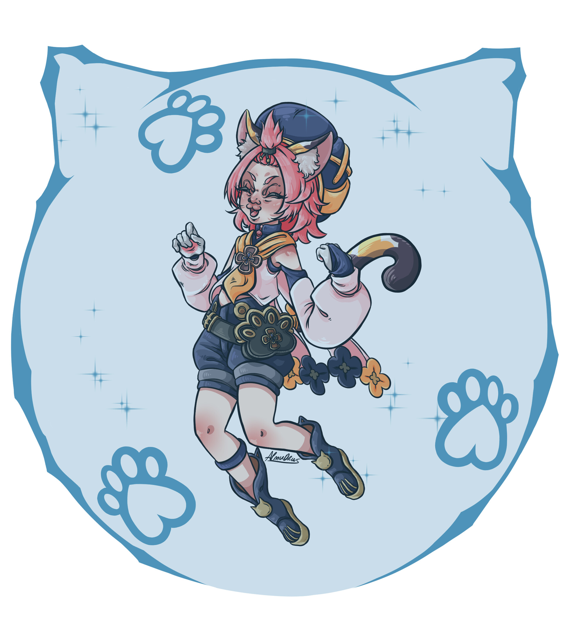 ArtStation - DIONA'S FAN ART STICKER