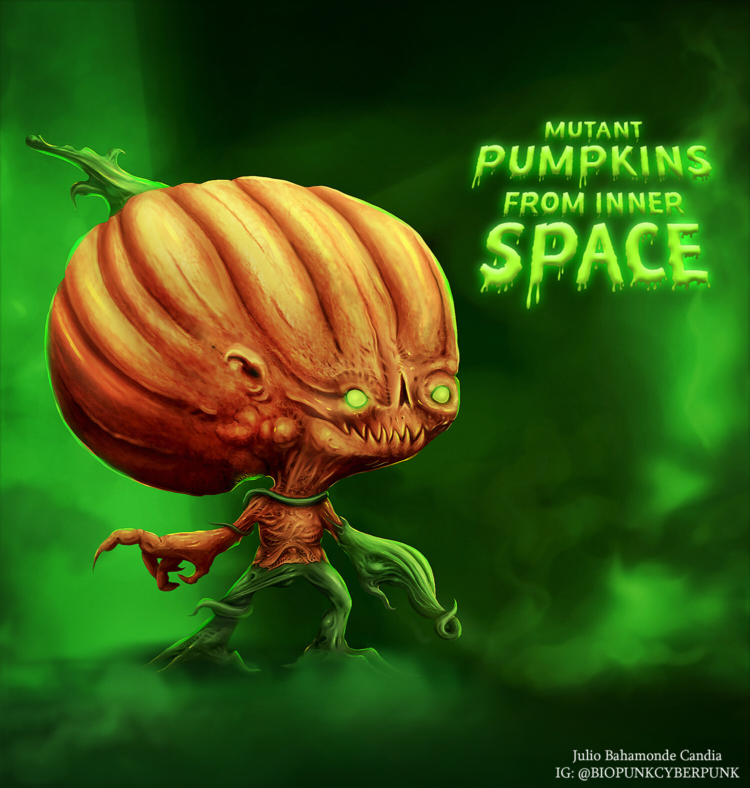 Julio Bahamonde C. - "Mutant Pumpkins from Inner Space"