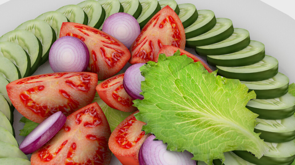 ArtStation - low poly foodstuffs