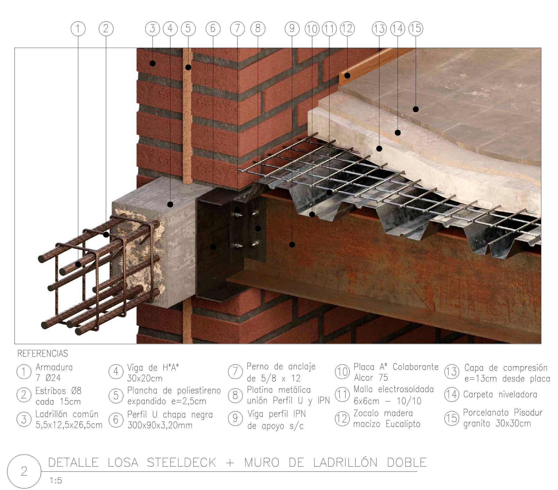ArtStation - DETALLE LOSA STEELDECK